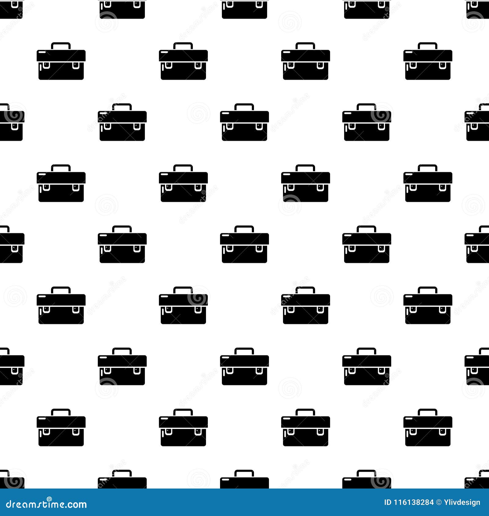 Tool Box Pattern Vector Seamless Stock Vector - Illustration of case ...