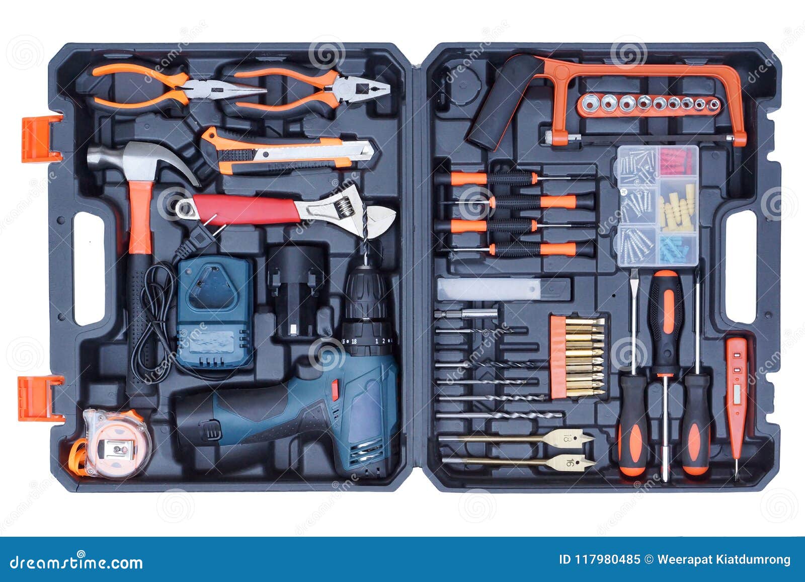 Tool box set for mechanic stock image. Image of repair - 117980485