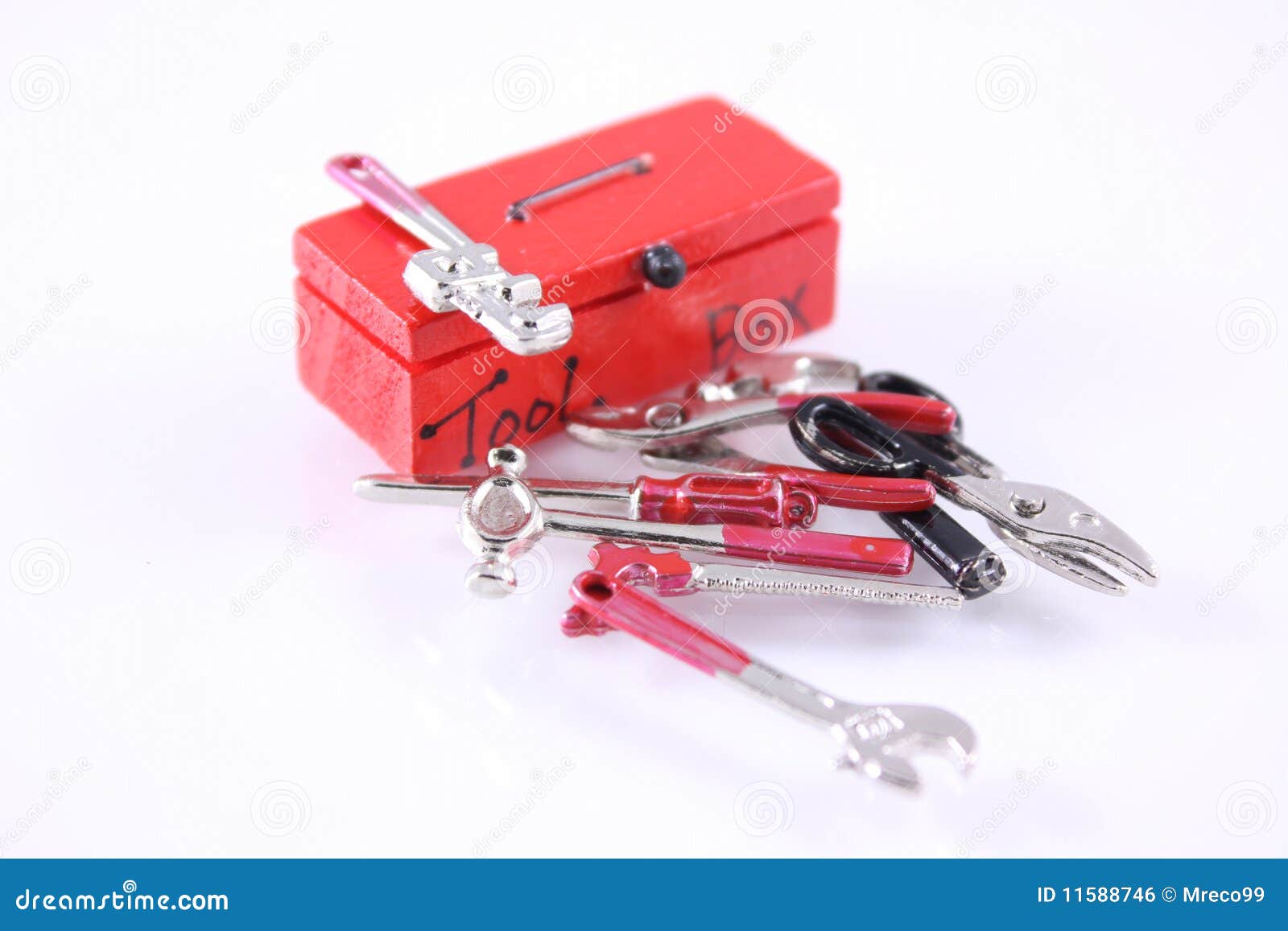 Tool box and tools stock photo. Image of metal, toolbox - 11588746