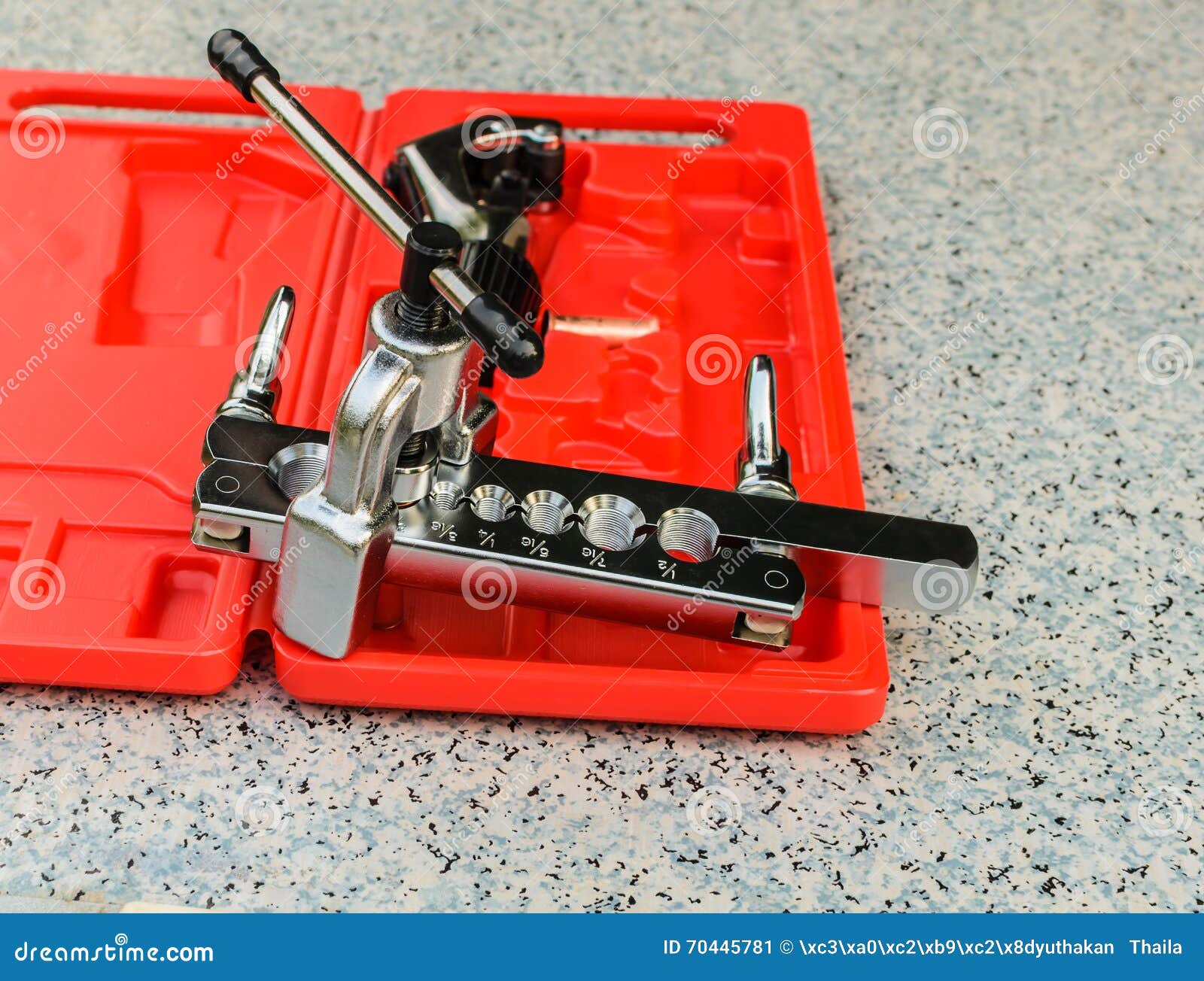 The Tool Box Used for Copper Pipe Flare. Stock Image - Image of pipe ...