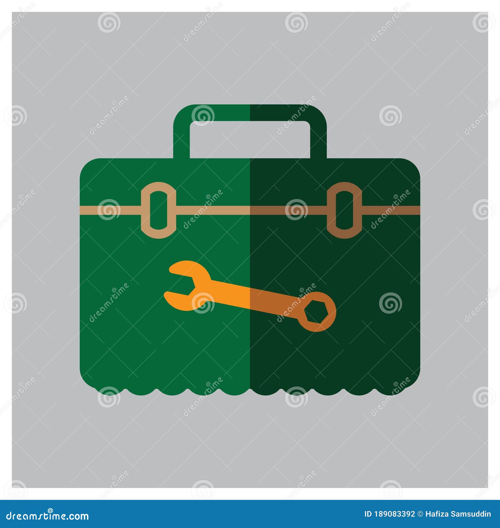 Tool Box. Vector Illustration Decorative Design Stock Vector ...