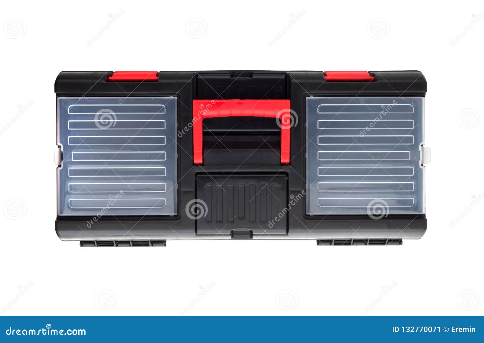 Tool Box on a White Background. Stock Image - Image of handy, metal ...