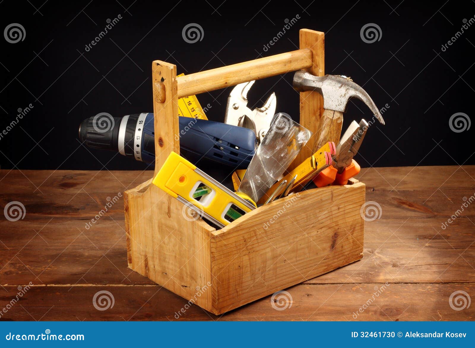 Tool box stock photo. Image of tools, steel, improvement - 32461730