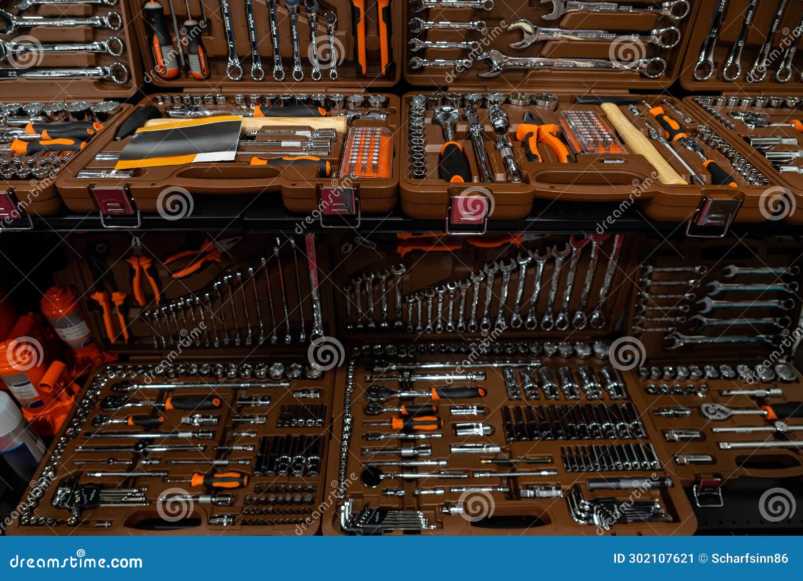Tool Box with Wrenches in the Store Stock Image - Image of wrench ...