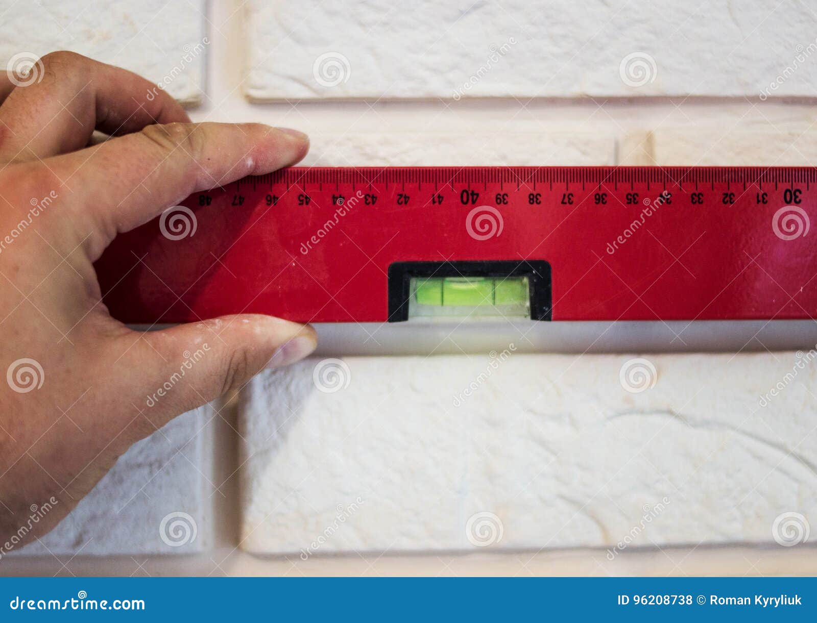 Tool Building Level for Wall Stock Photo - Image of building ...