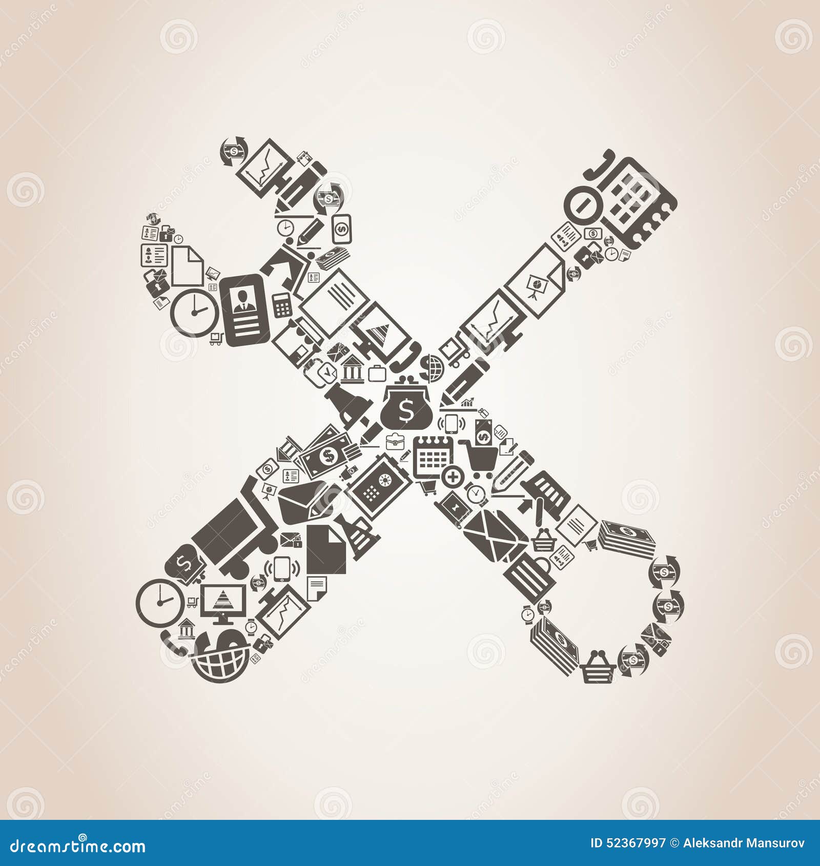 Tool business stock vector. Illustration of silhouette - 52367997