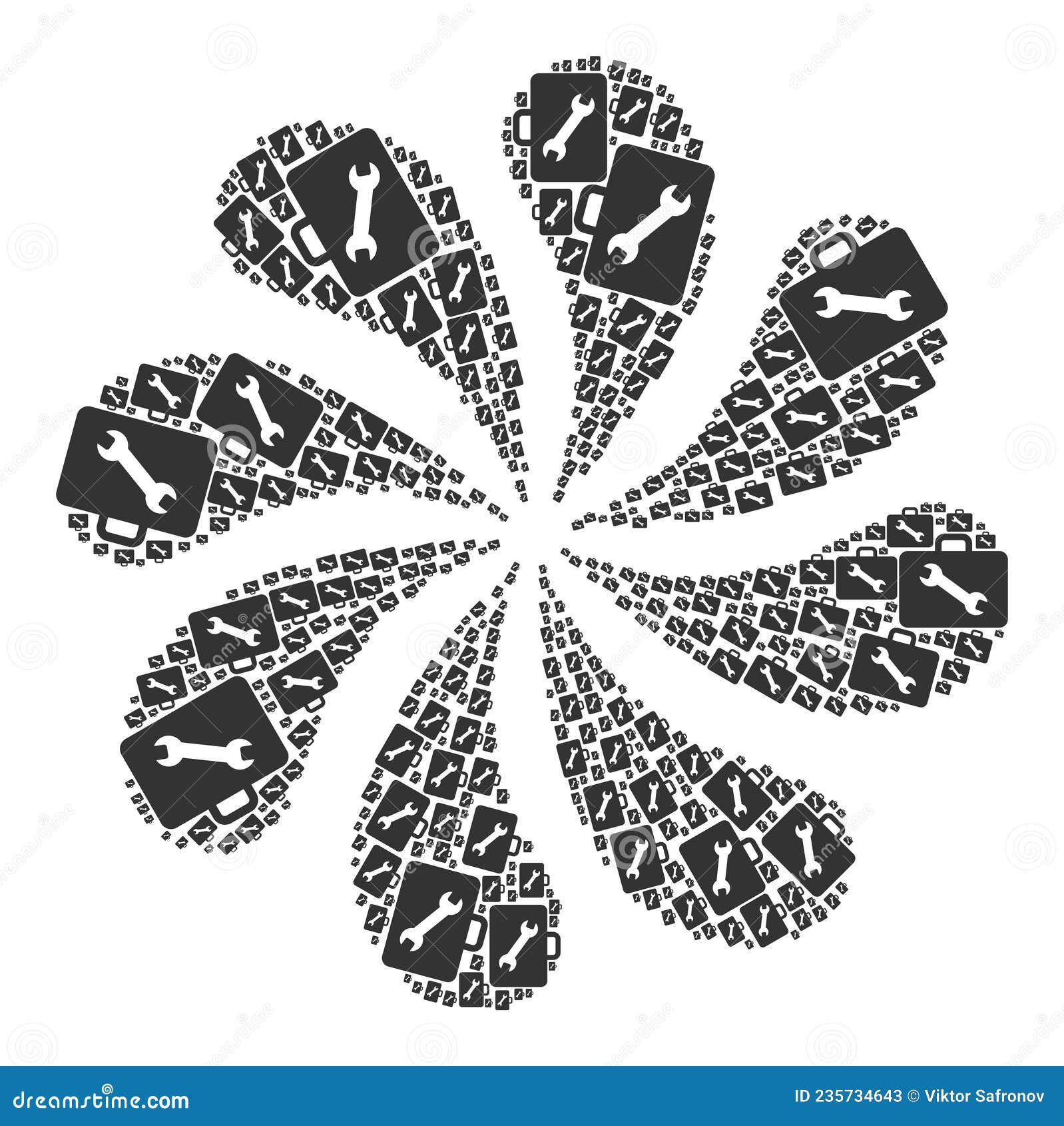 Exploding Toolbox Royalty-Free Stock Photography | CartoonDealer.com ...