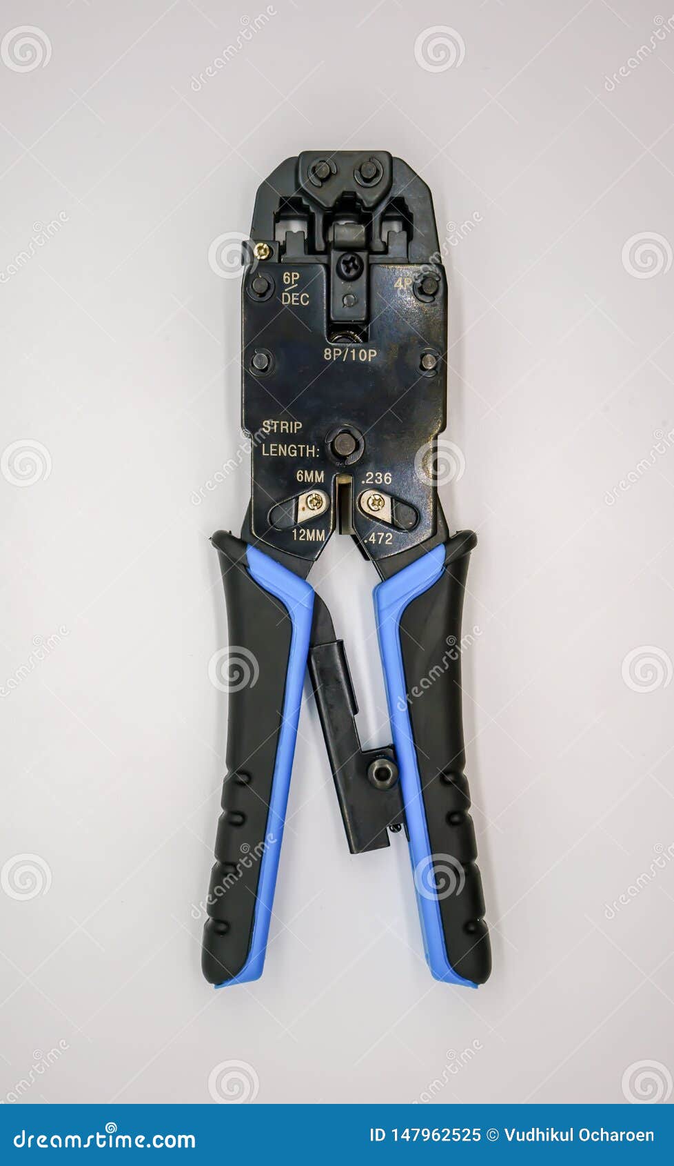 Equipment for Installing Lan Cable Stock Image - Image of crimp ...