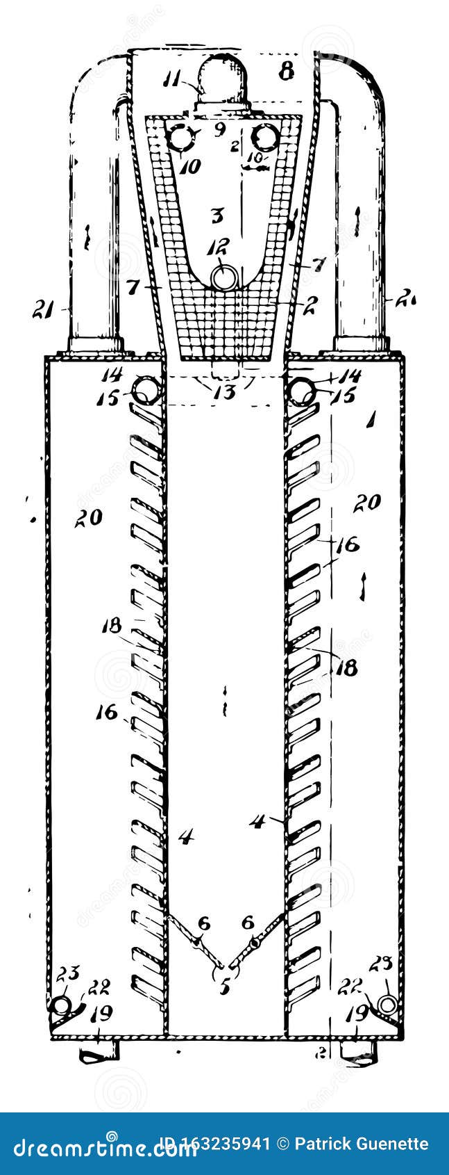 Tool for Distillation Vintage Illustration Stock Vector - Illustration ...
