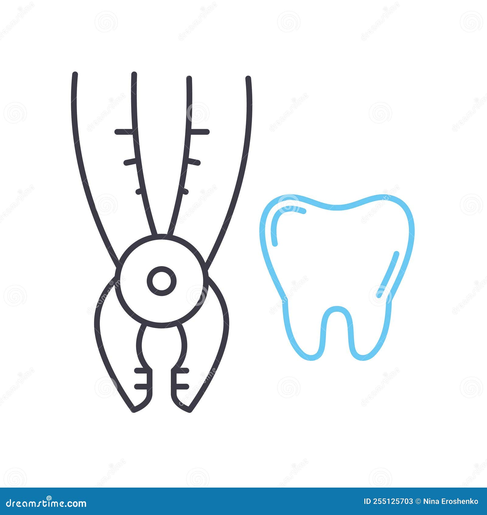 Tool Extraction Line Icon, Outline Symbol, Vector Illustration, Concept ...