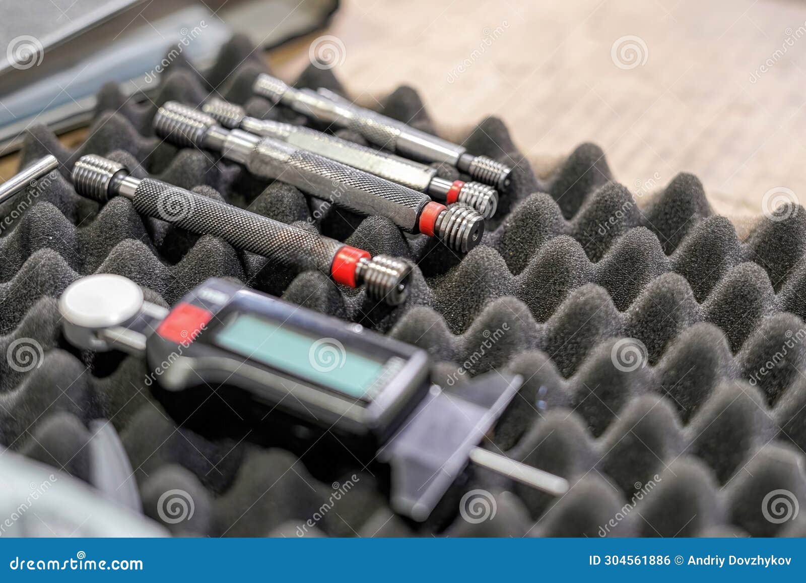 Tool Gauges for Checking Threads and Holes. Stock Photo - Image of ...