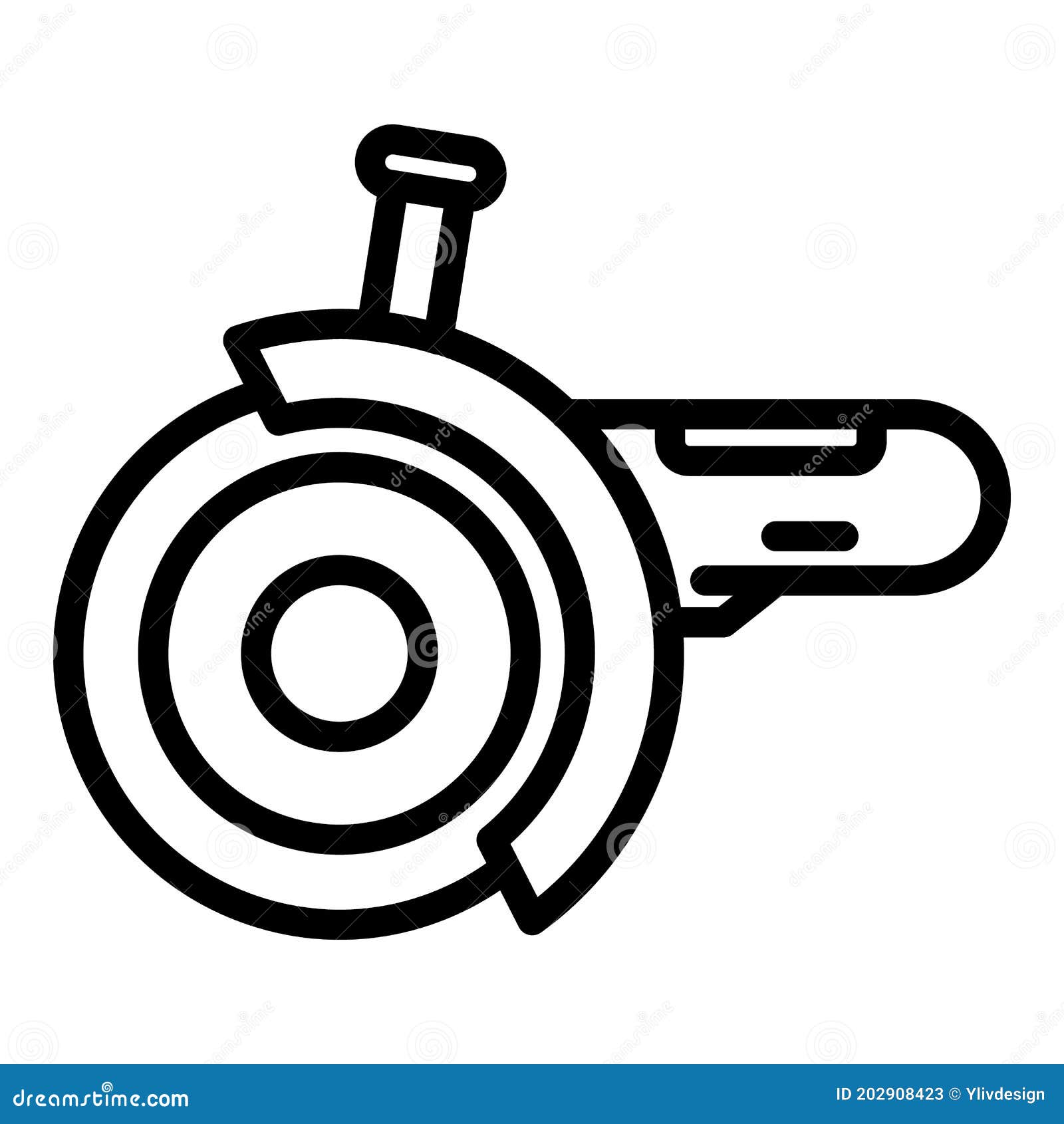 Tool Grinding Machine Icon, Outline Style Stock Vector - Illustration ...