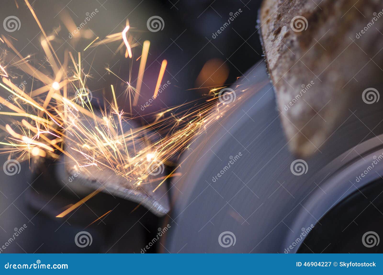 Tool grinding metal stock image. Image of construction - 46904227