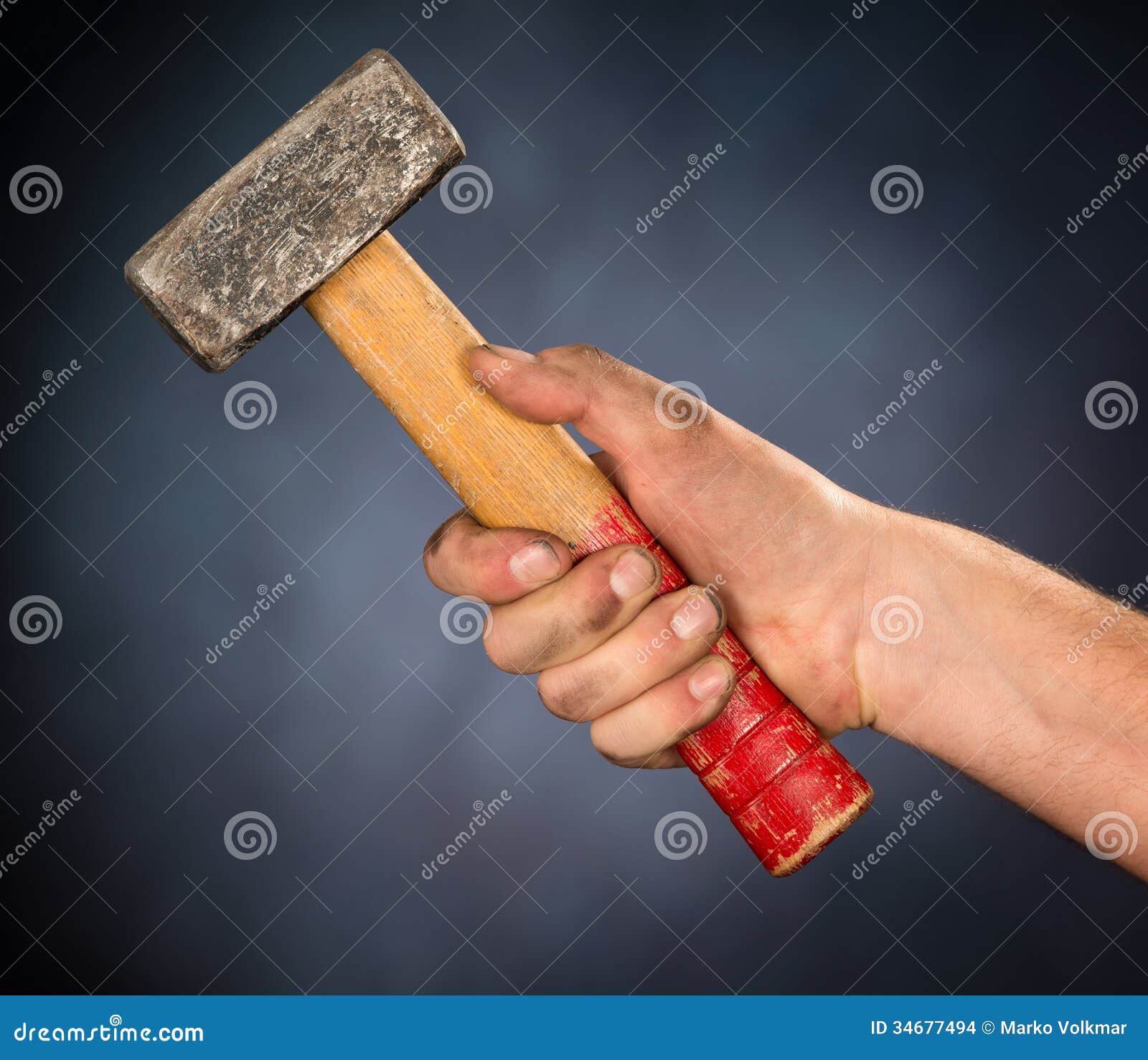 Tool in a hand stock photo. Image of equipment, iron - 34677494