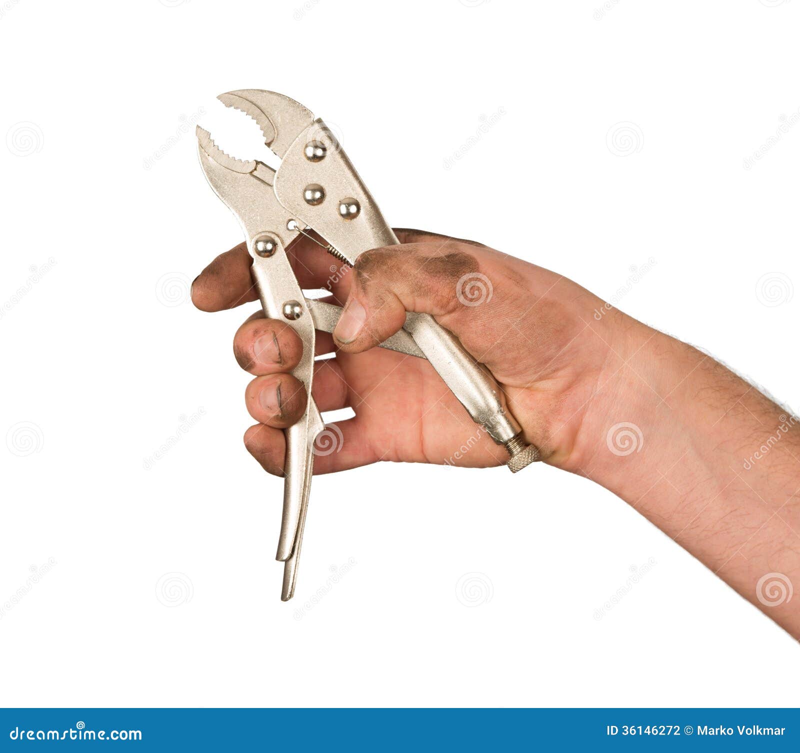 Tool in a hand stock photo. Image of instrument, equipment - 36146272