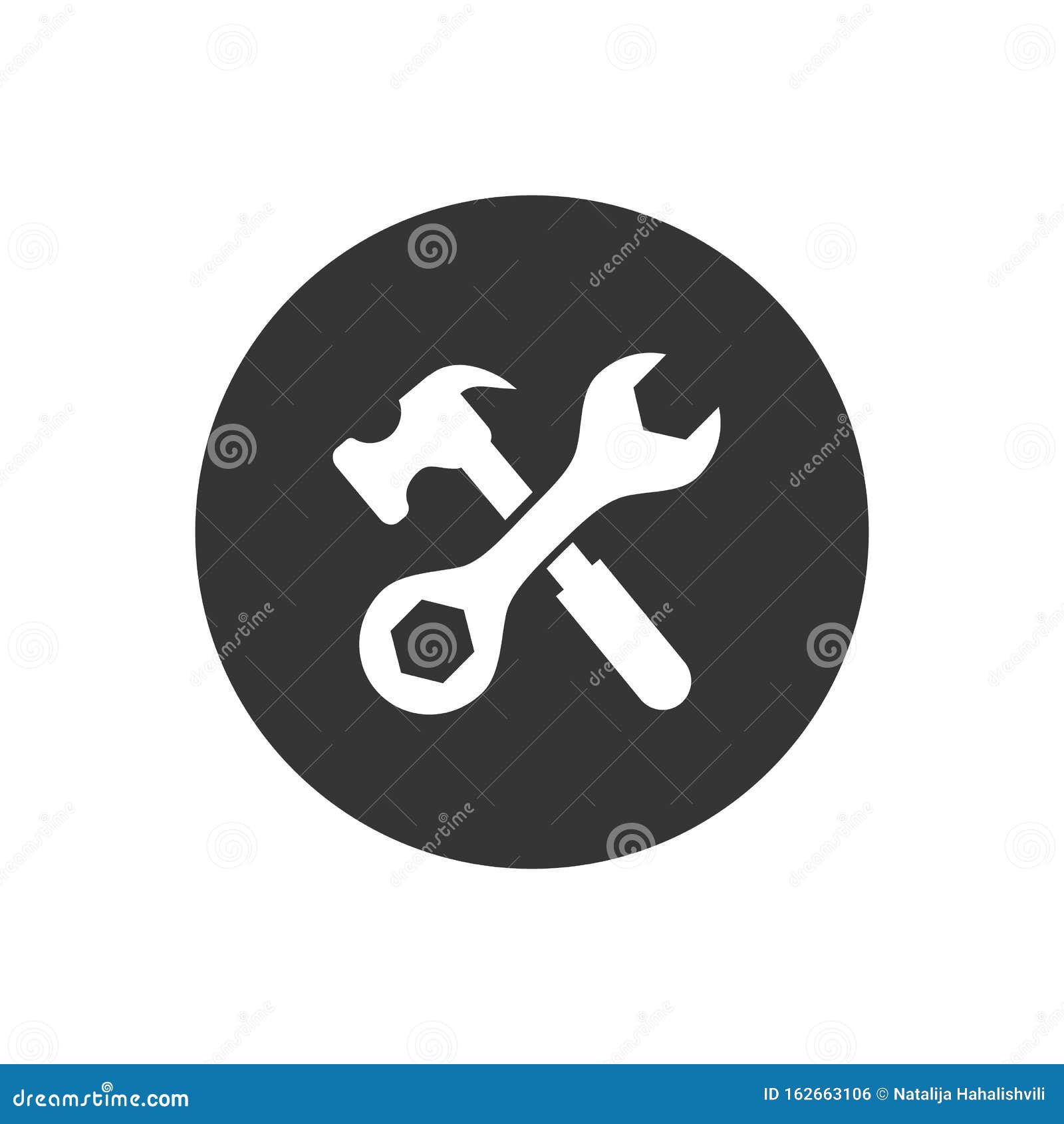 Tool Icon Symbol Vector on White Background Illustration Stock Vector ...