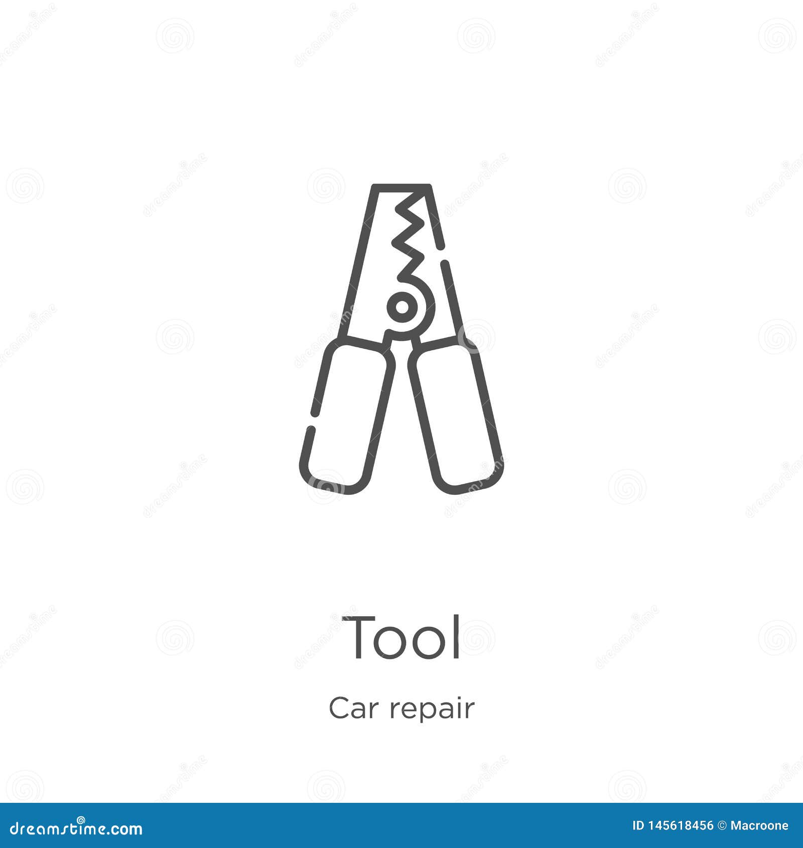 Tool Icon Vector from Car Repair Collection. Thin Line Tool Outline ...