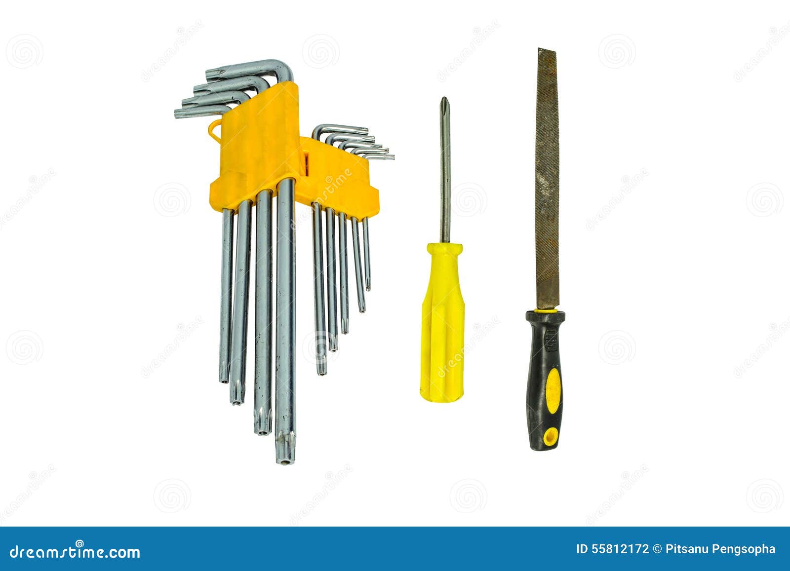 Tool Isolated on White Background Stock Photo - Image of bunch ...