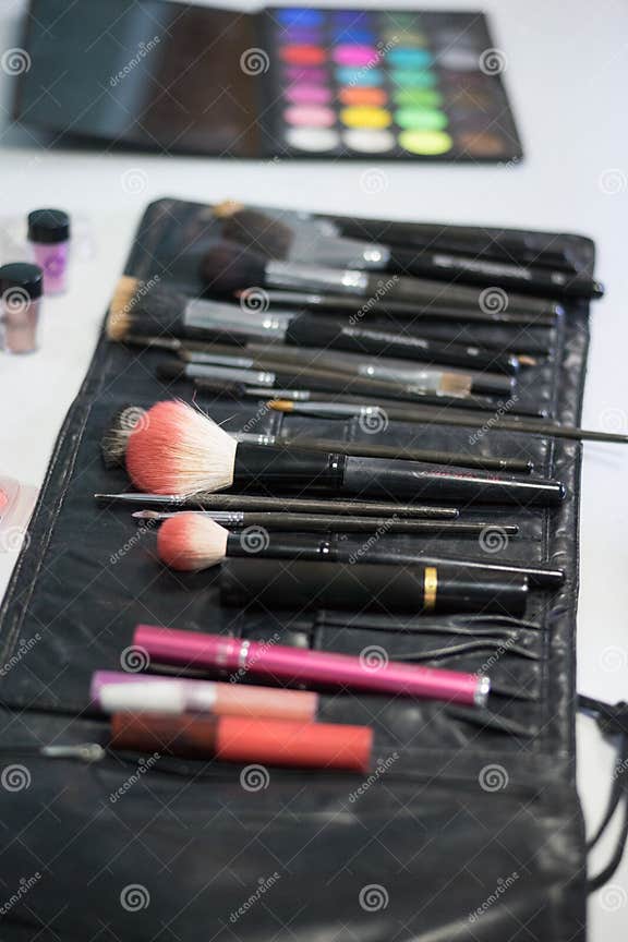 Tool Kit for Applying Makeup Stock Photo - Image of laid, tool: 123772596