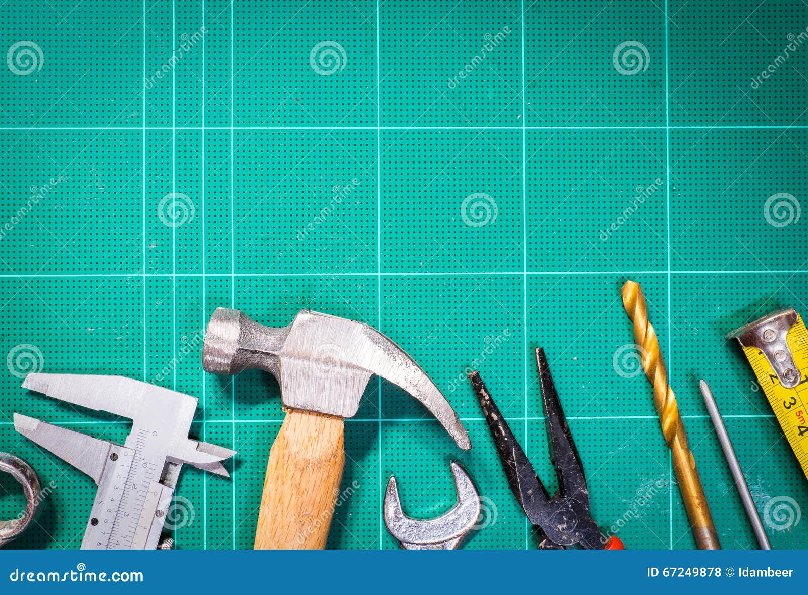 Tool kit stock photo. Image of hammer, improvement, recreate - 67249878
