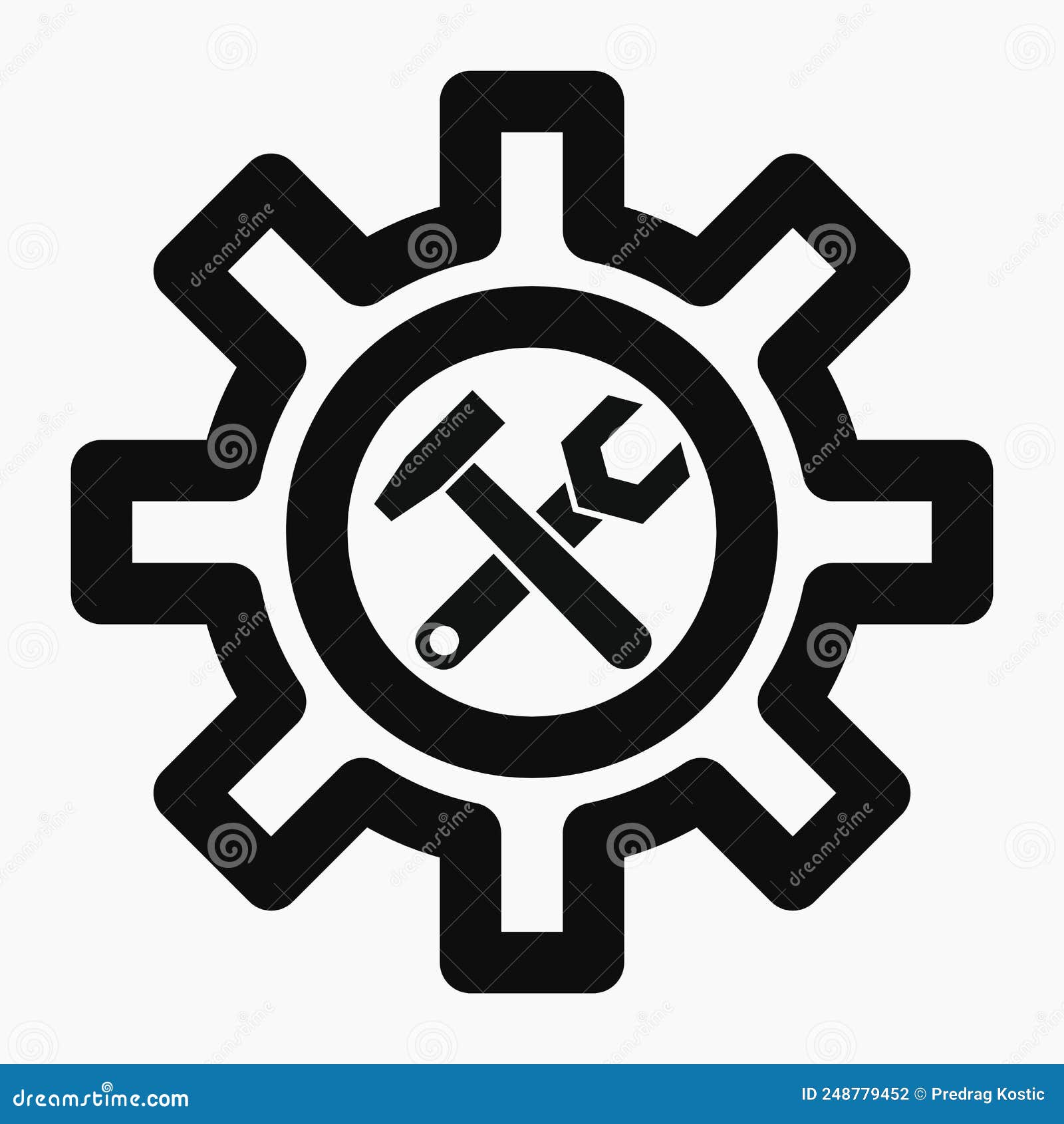 Tool logo design tool stock illustration. Illustration of brand - 248779452