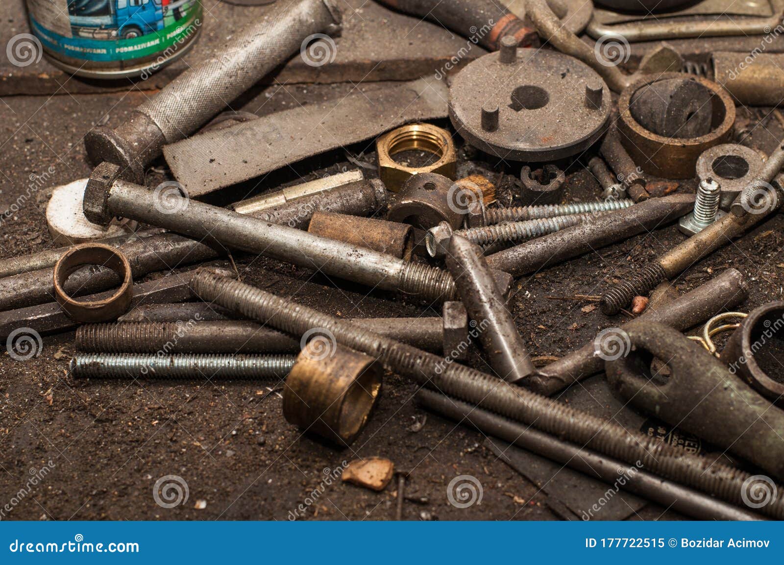 Tool in Machine Shop.Old Tool in Workshor Stock Image - Image of ...