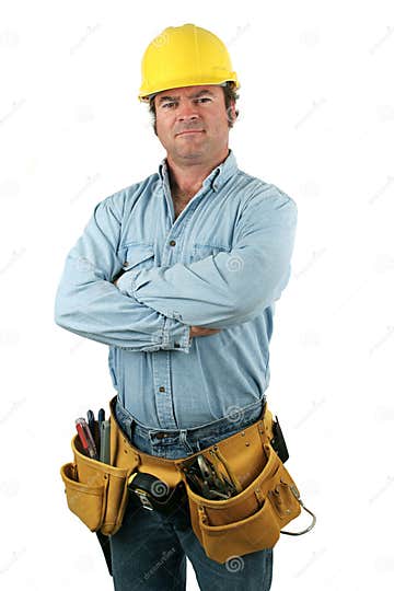 Tool Man - Serious stock image. Image of collar, foreman - 146751