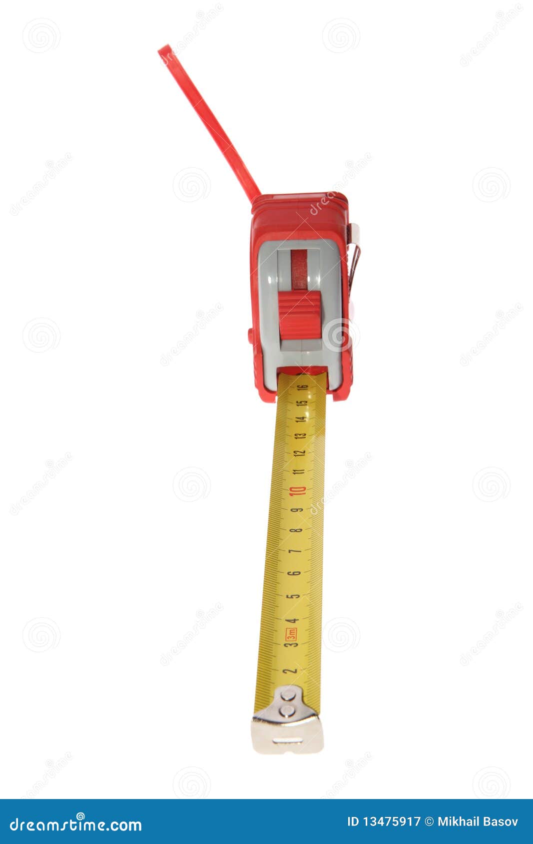 Tool for Measuring Centimeter Stock Image - Image of object, yellow ...