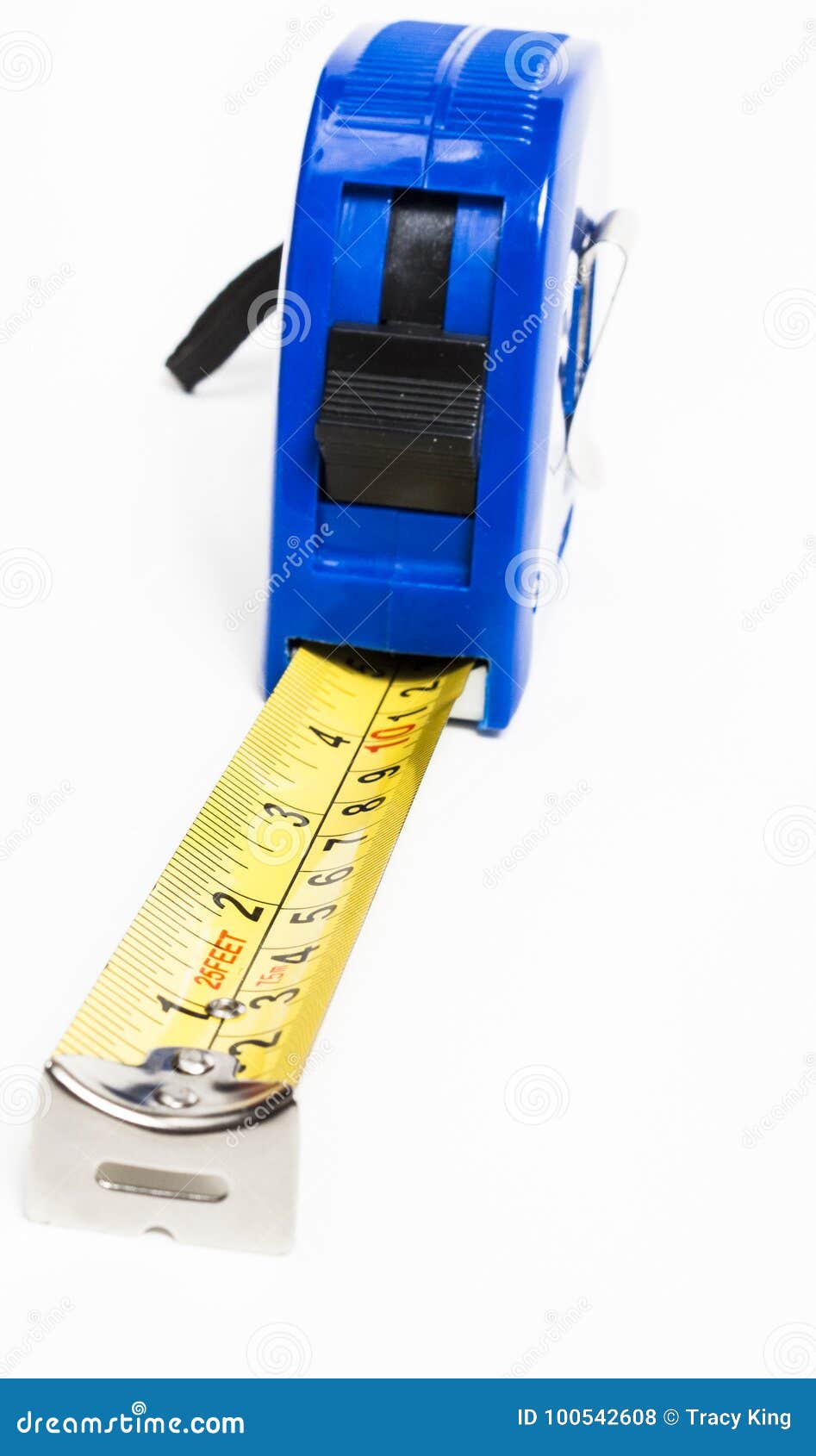 Tape measure stock photo. Image of industrial, centimeter - 100542608