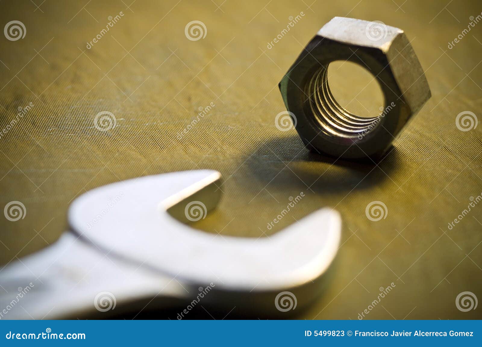 Tool And Nut Picture. Image: 5499823