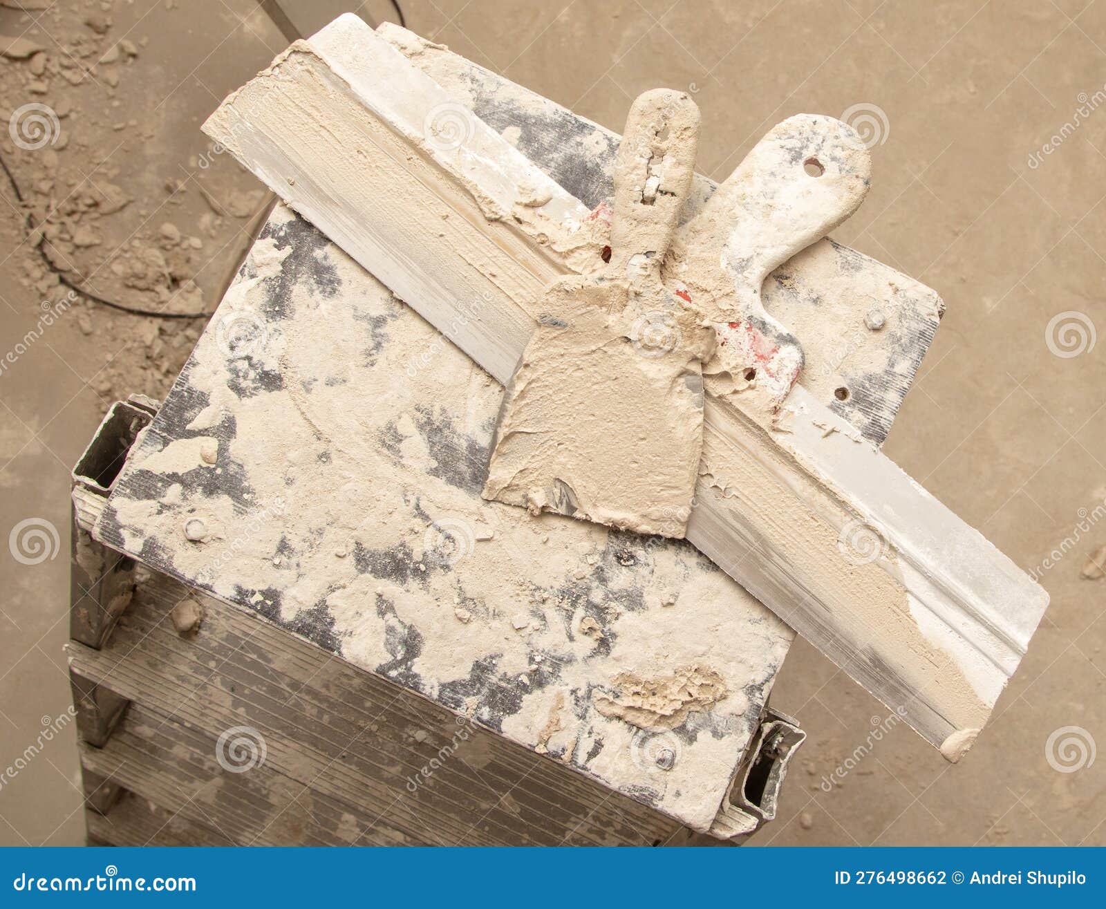 Tool for Plastering Walls in the House Stock Photo - Image of ...