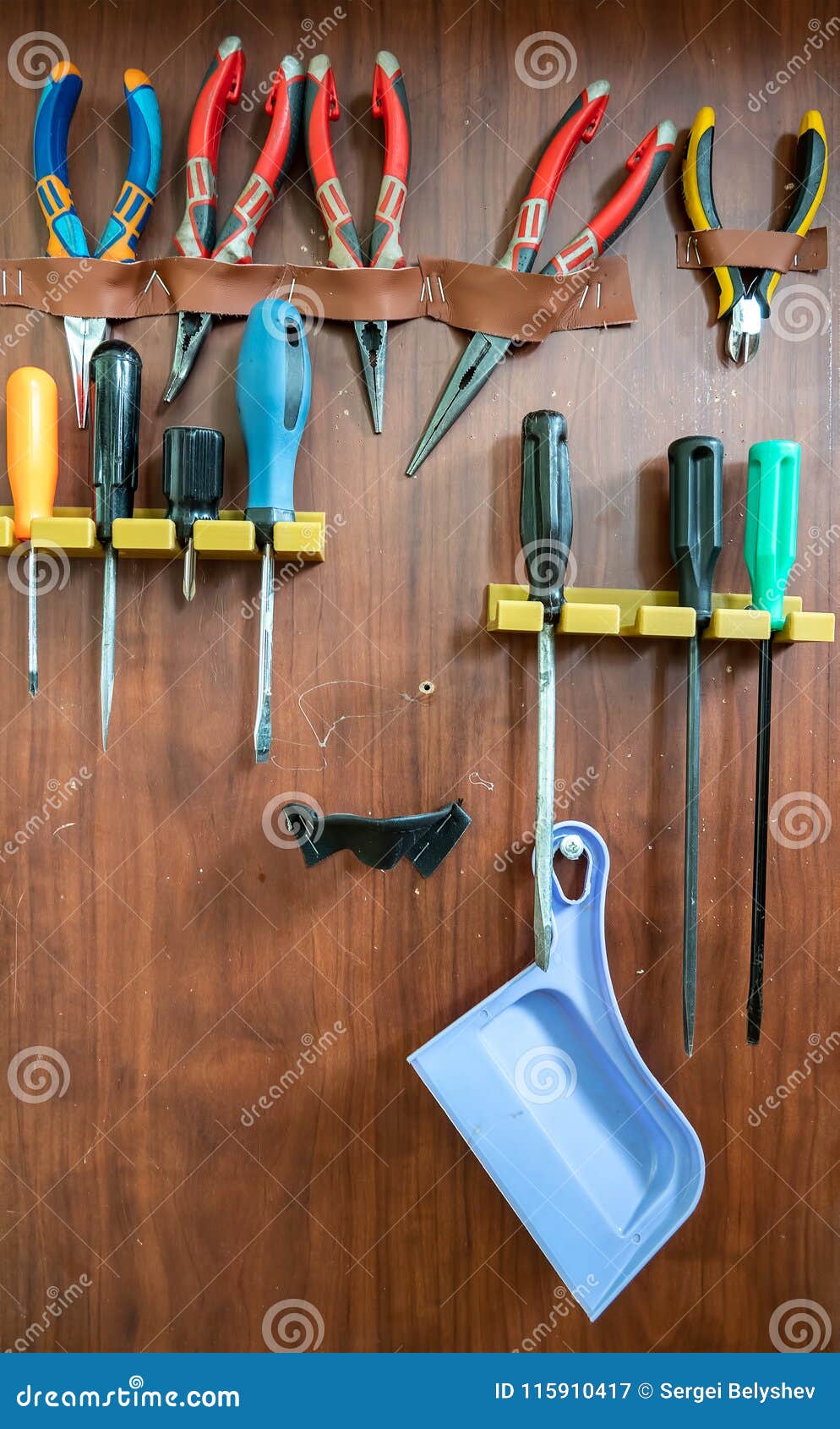 Tool Plate with Fixed Tool. Stock Image - Image of improvement ...