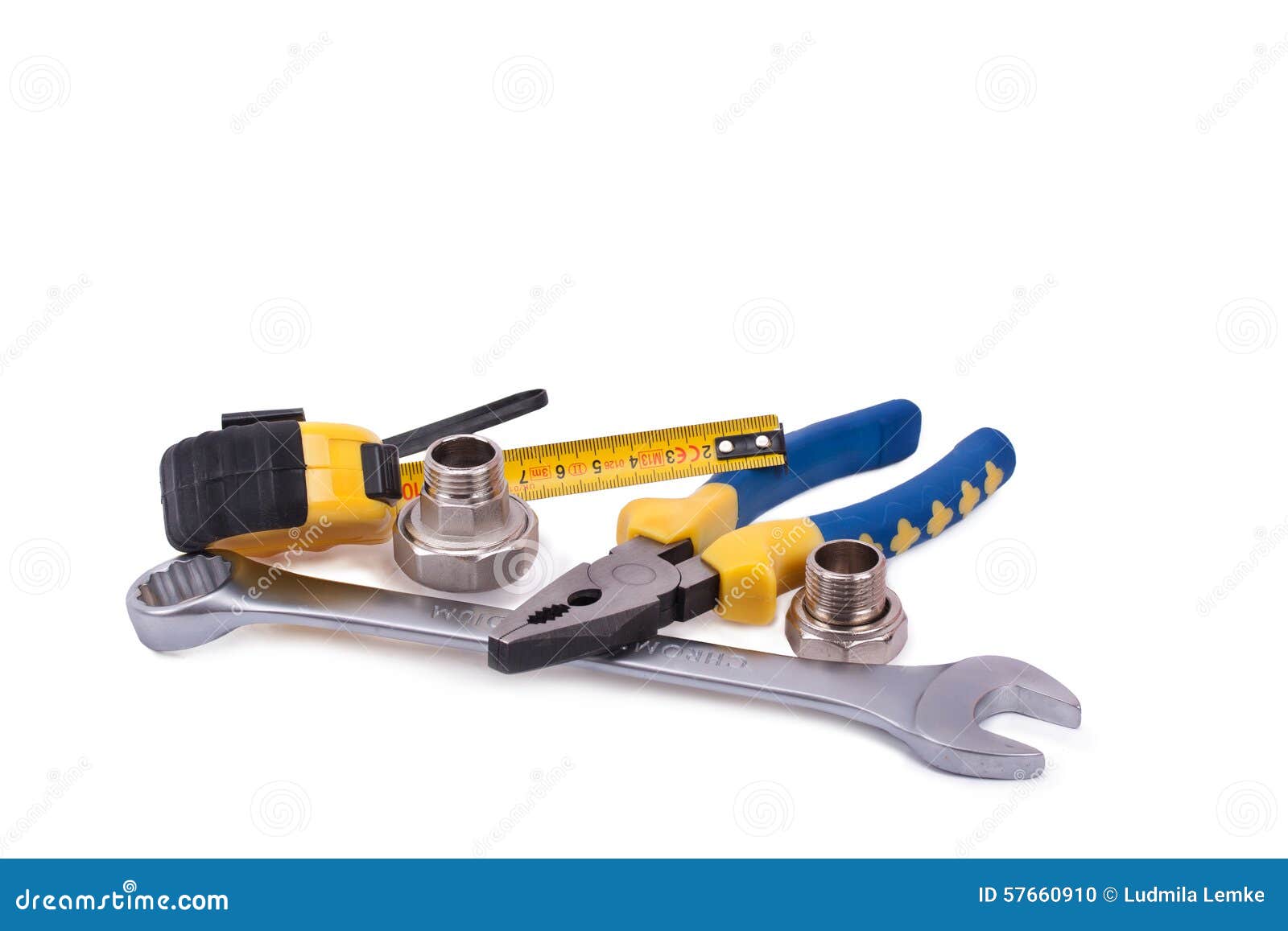 Tool stock photo. Image of iron, repairman, measure, pliers - 57660910