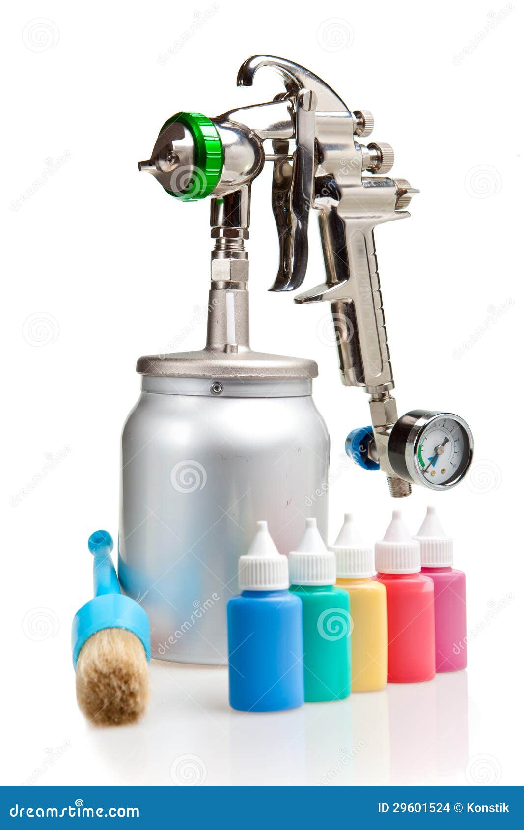 The tool for putting paint stock photo. Image of brush - 29601524