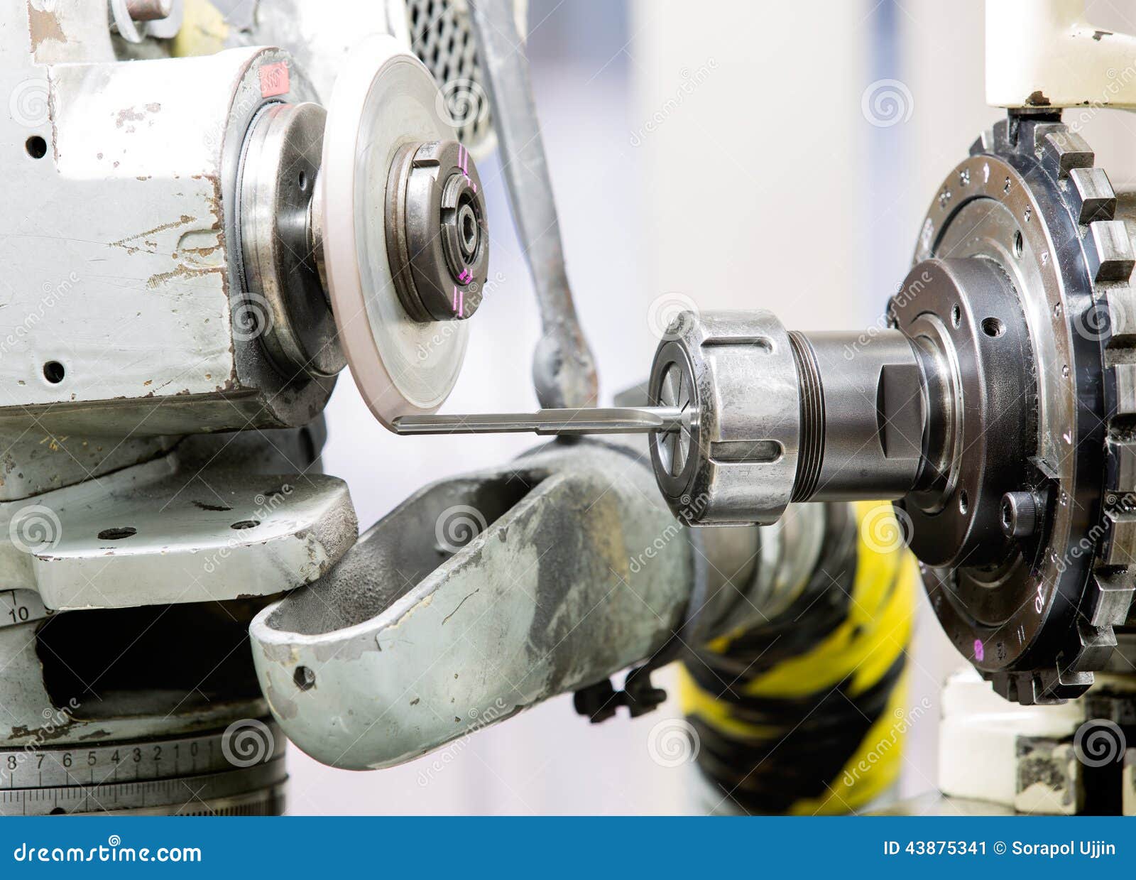 Tool regrinding stock image. Image of endmill, cabide - 43875341