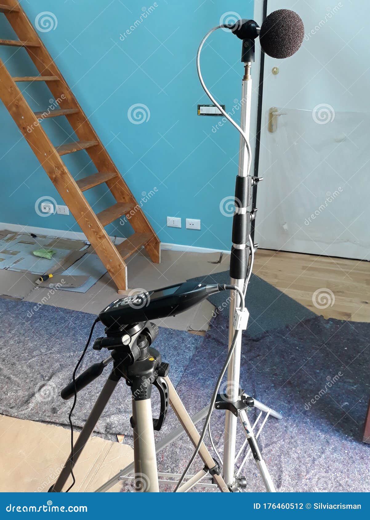 Room acoustics tools stock photo. Image of environment - 176460512