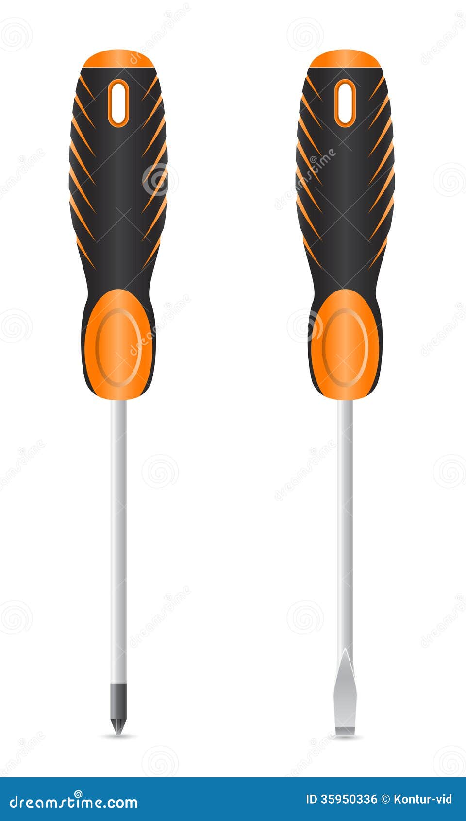 Tool Screwdriver Vector Illustration Stock Vector - Illustration of ...