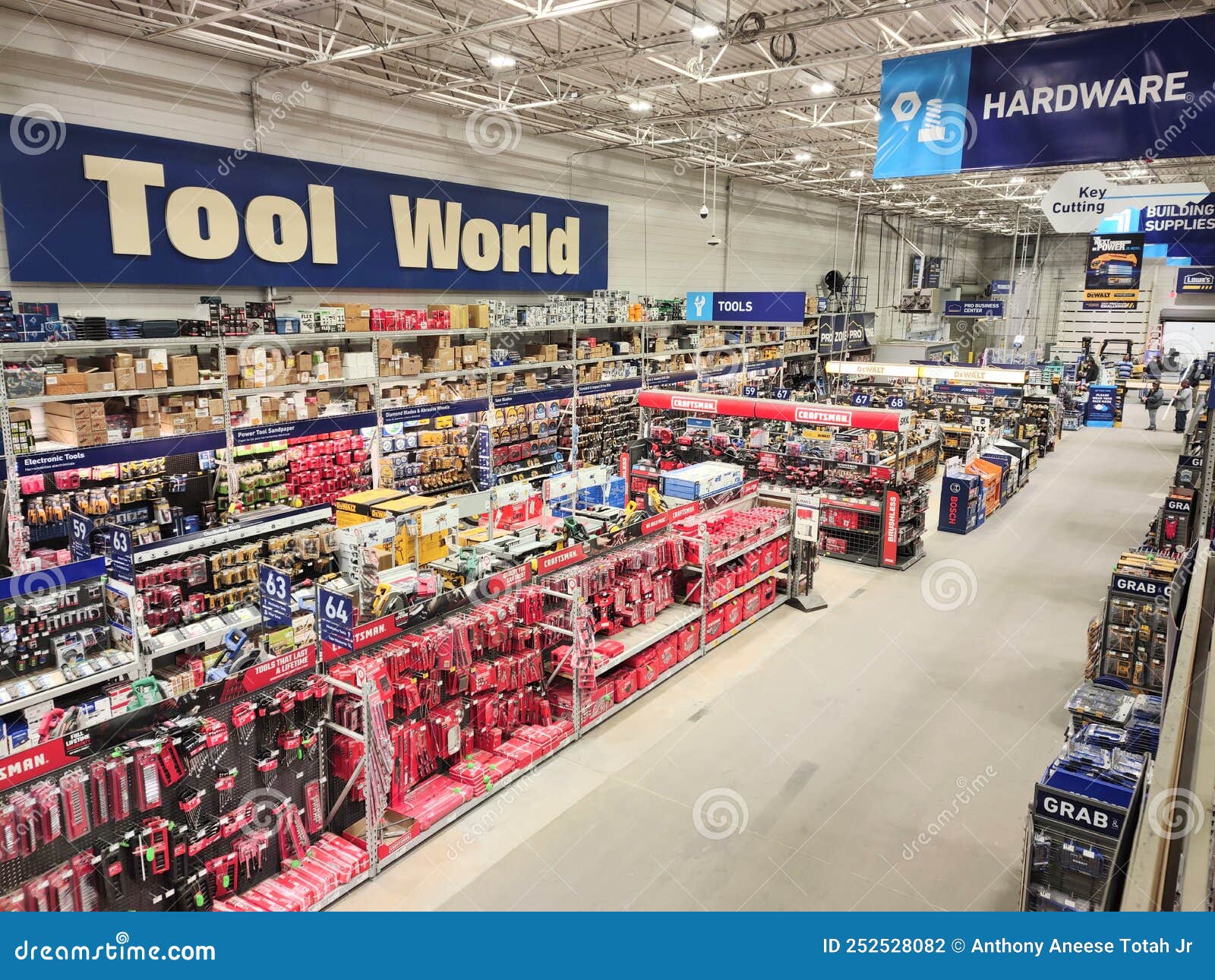 Tool Section of a Hardware Store Editorial Photography - Image of aisle ...