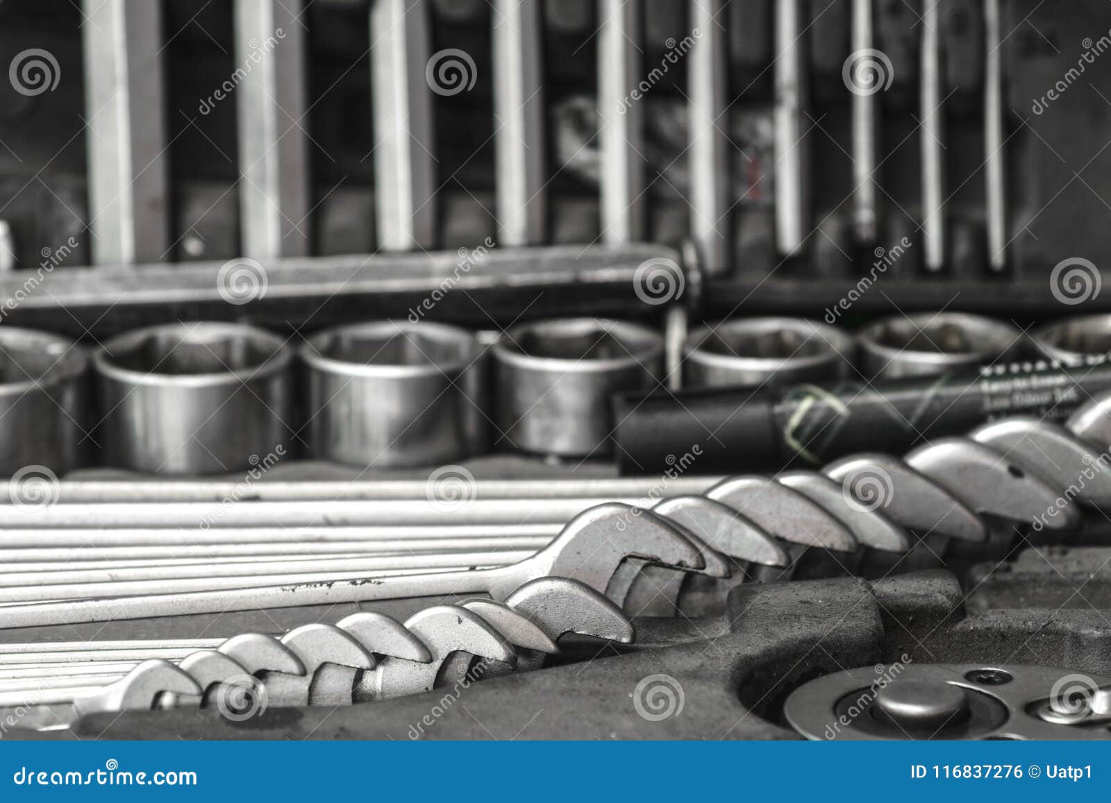 A tool set close up stock photo. Image of mechanical - 116837276
