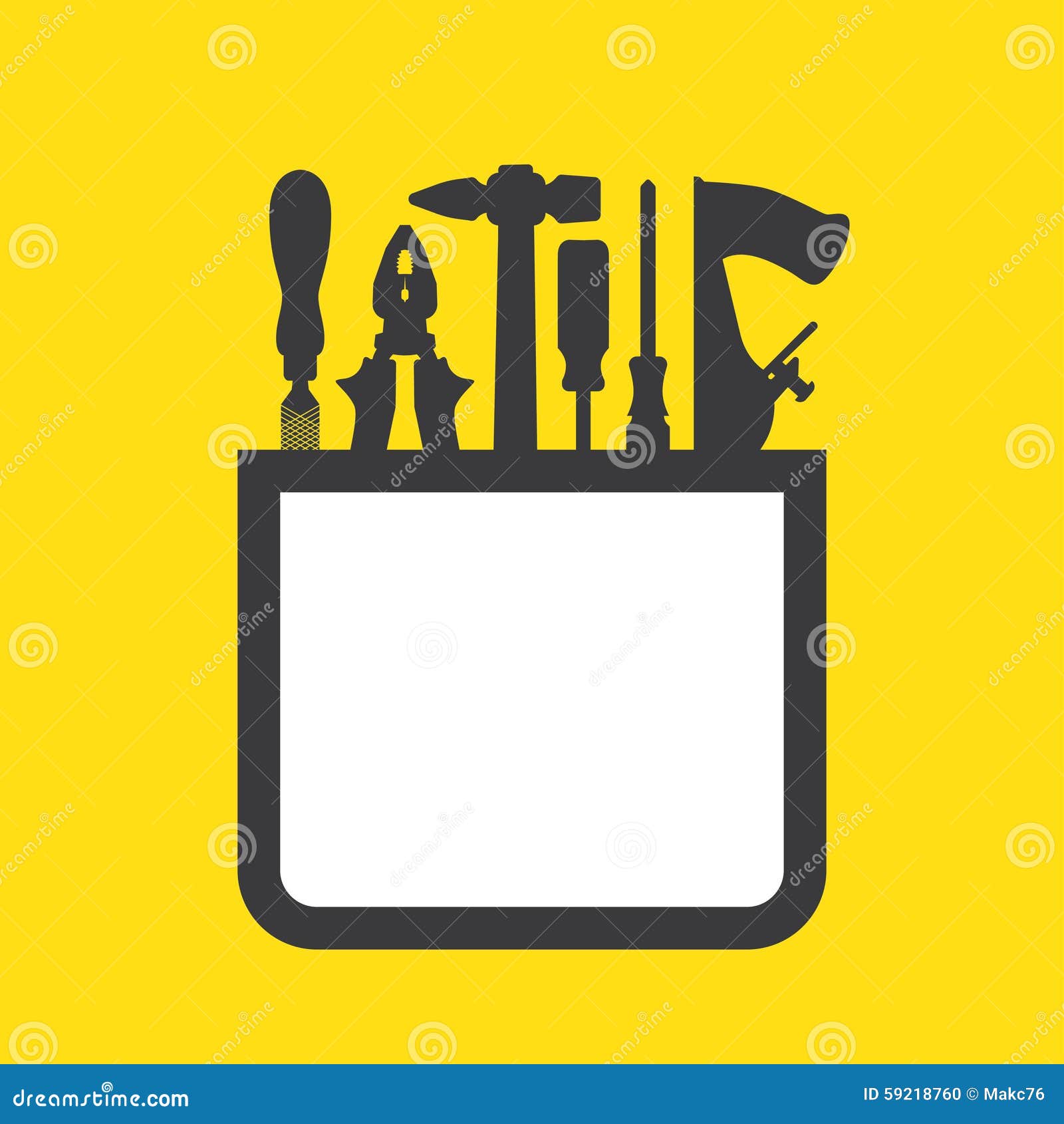 Tool shop stock vector. Illustration of supermarket, icon - 59218760