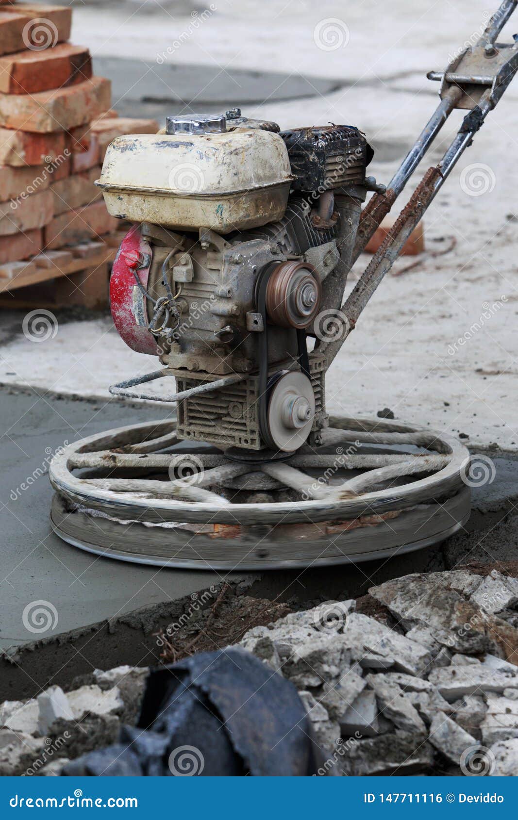Tool for Smooth Concrete Surface Stock Photo - Image of smooth ...