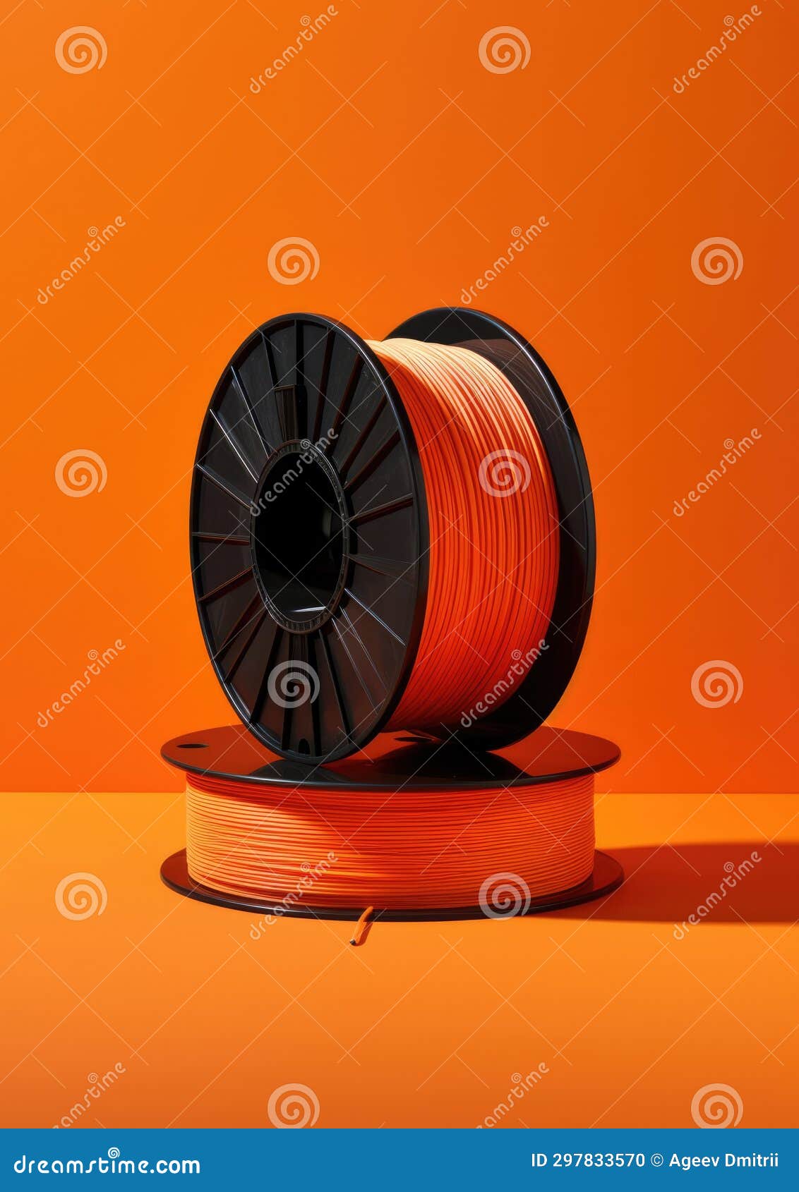 Tool Spool Tech Bright Abs Printer Pla Coil Material Role Isolated ...