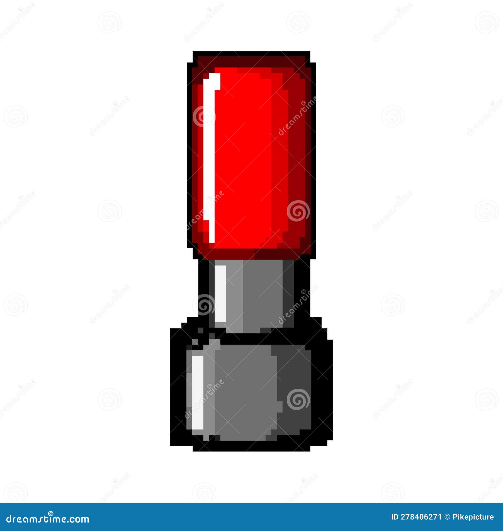 Tool Stamp Handle Game Pixel Art Vector Illustration Stock Vector ...