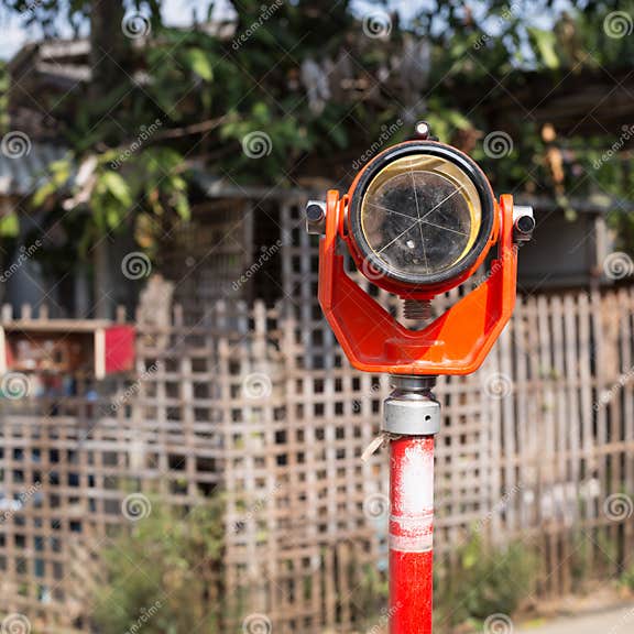 Tool of Surveying Measuring Equipment Level Transit Stock Image - Image ...