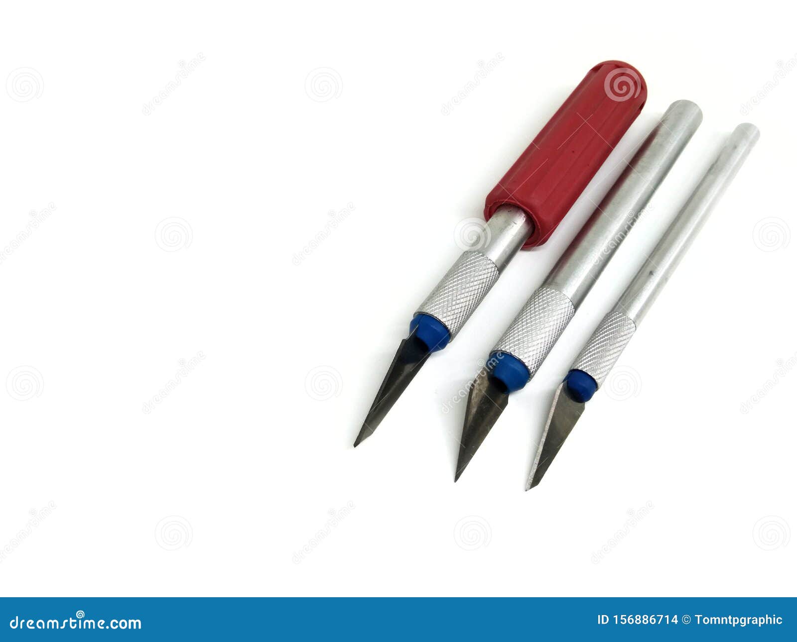 Tool Three Blade Handle on a White Stock Photo - Image of equipment ...