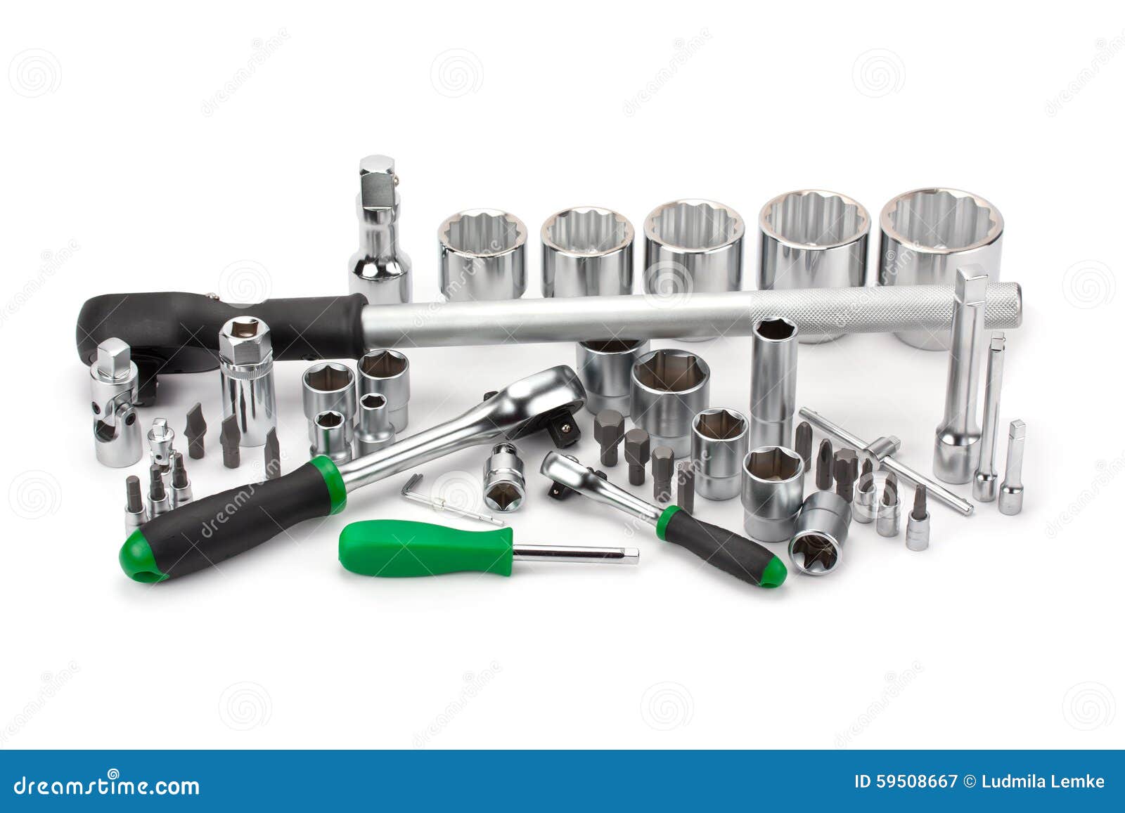 Tool for Tightening Unscrewing Stock Image - Image of business ...