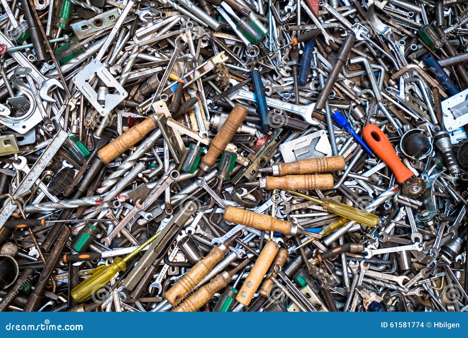 Tool, toolbox, shop stock photo. Image of pile, fastener - 61581774