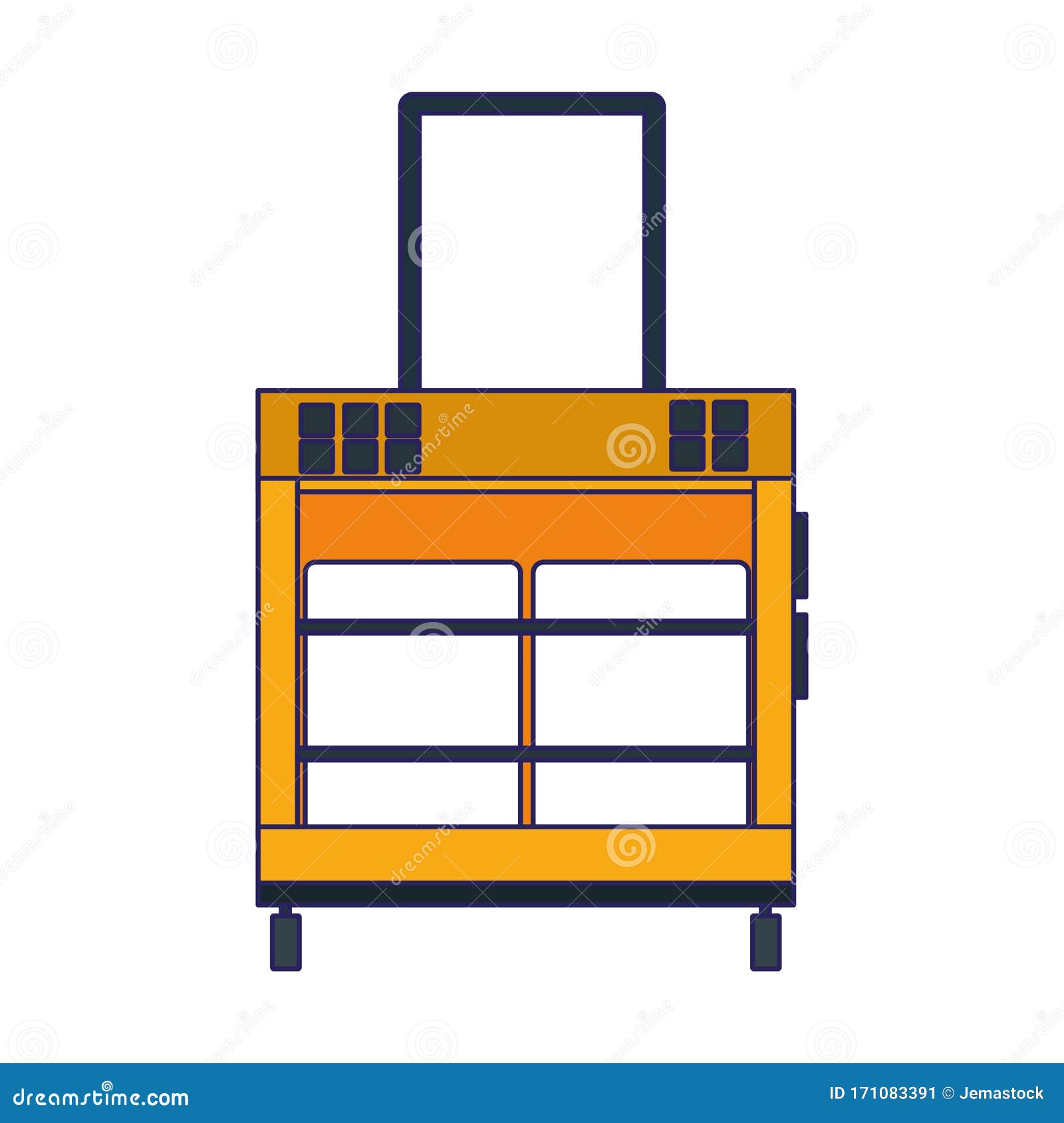 Tool Trolley icon stock vector. Illustration of equipment - 171083391