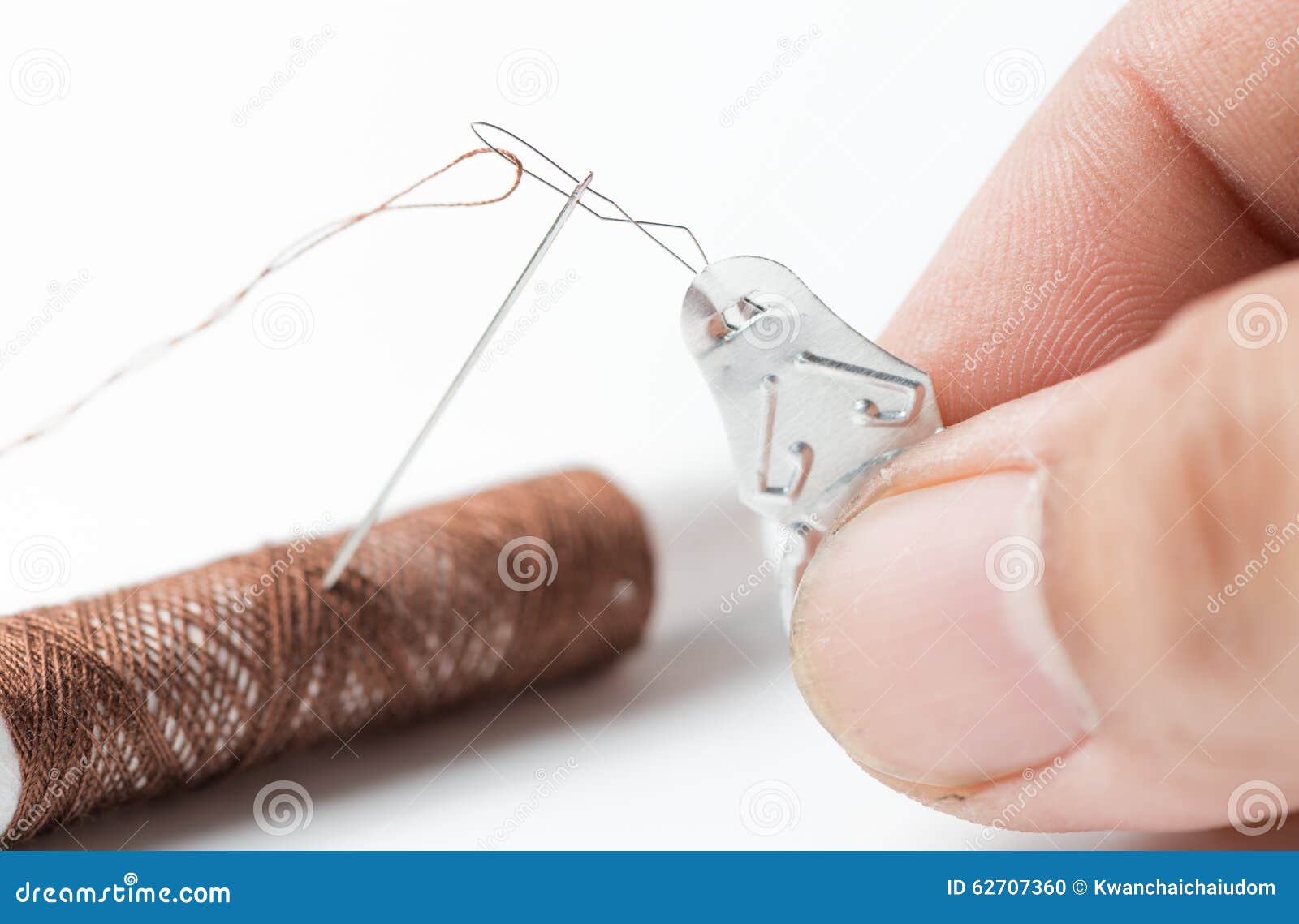 Tool Used To Thread Needles with Fine Thread. Stock Photo - Image of ...