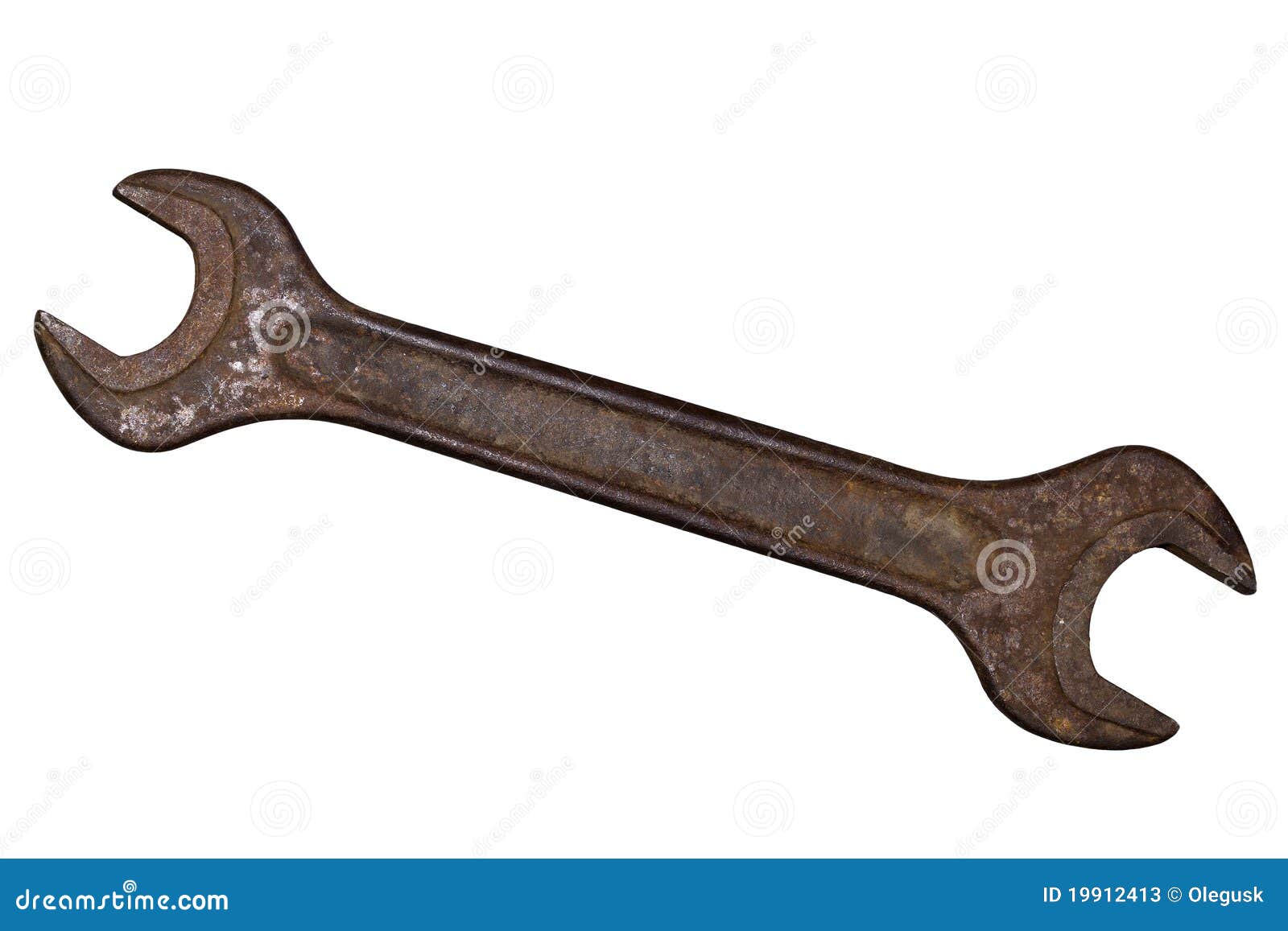 Tool wrench isolated stock image. Image of isolated, iron - 19912413